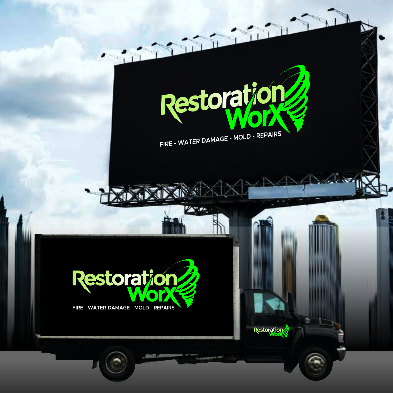 Colorful, Bold, Restoration. Disater mitigation Logo Design for ...