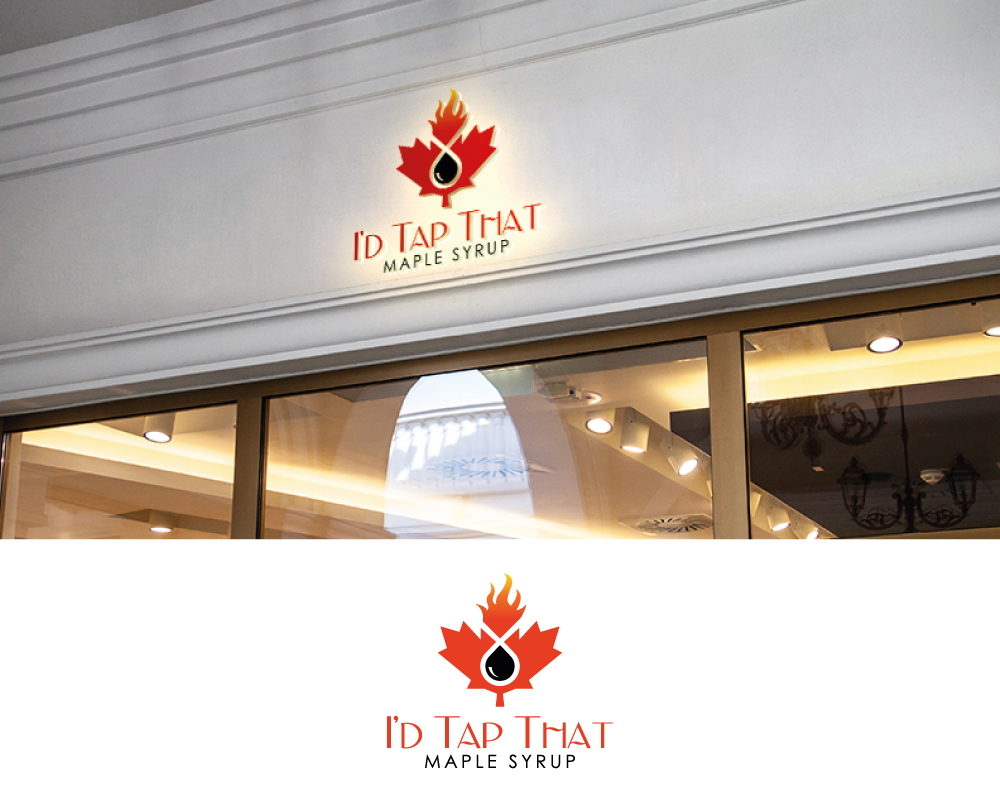 Playful, Modern Logo Design for I’d Tap That Maple Syrup by Odyssey ...