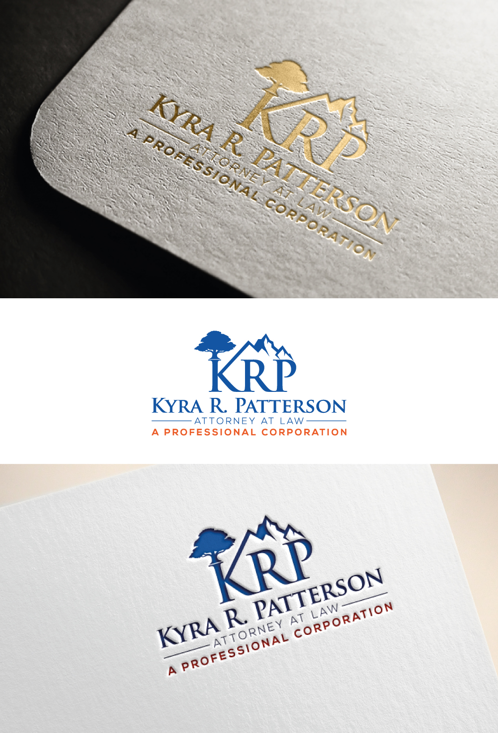 Professional, Serious, Law Logo Design for Kyra R. Patterson, Attorney ...