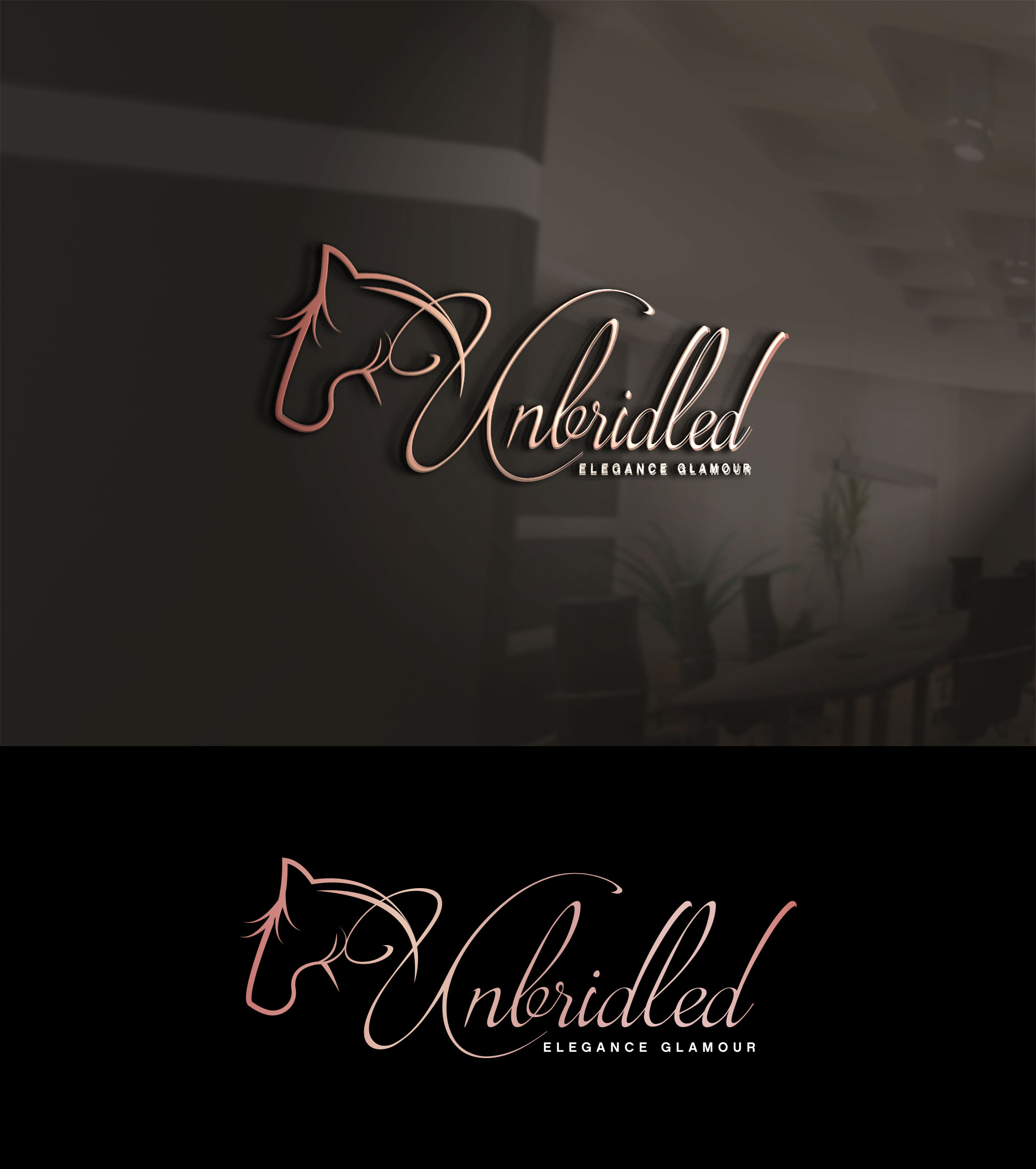 Elegant, Serious, Makeup, beauty Logo Design for Unbridled Elegance ...