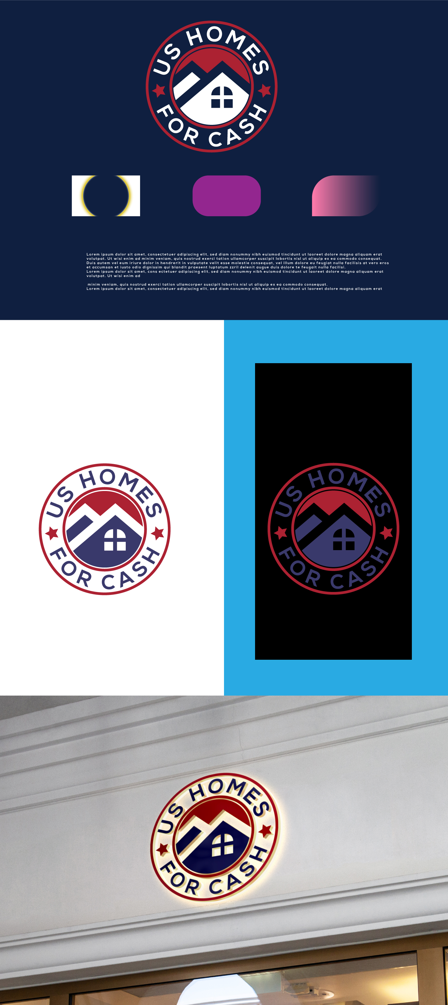 Playful, Personable Logo Design for US Homes for Cash by uzzal100 ...