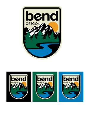 Bend Oregon- BendOregon.com website / print logo | 172 Logo Designs for ...