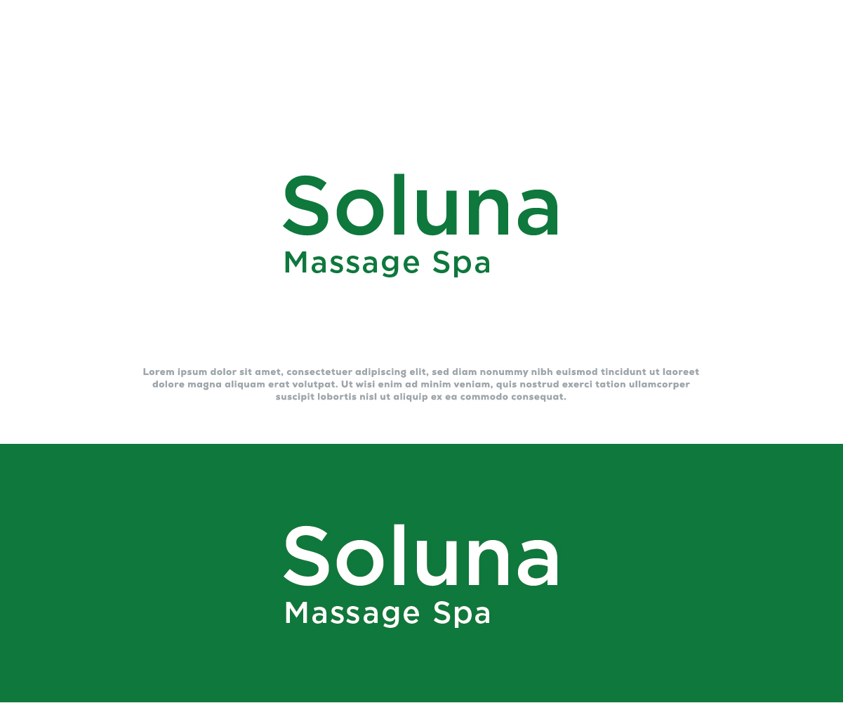 Logo Design for SOLUNA massage spa by 99 Art.. | Design #31239648