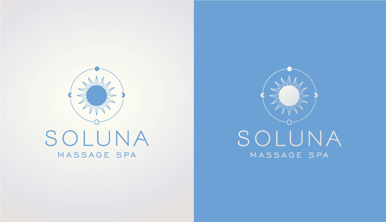Logo Design for SOLUNA massage spa by Birdcage | Design #31265630