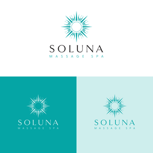 SOLUNA | 104 Logo Designs for SOLUNA massage spa