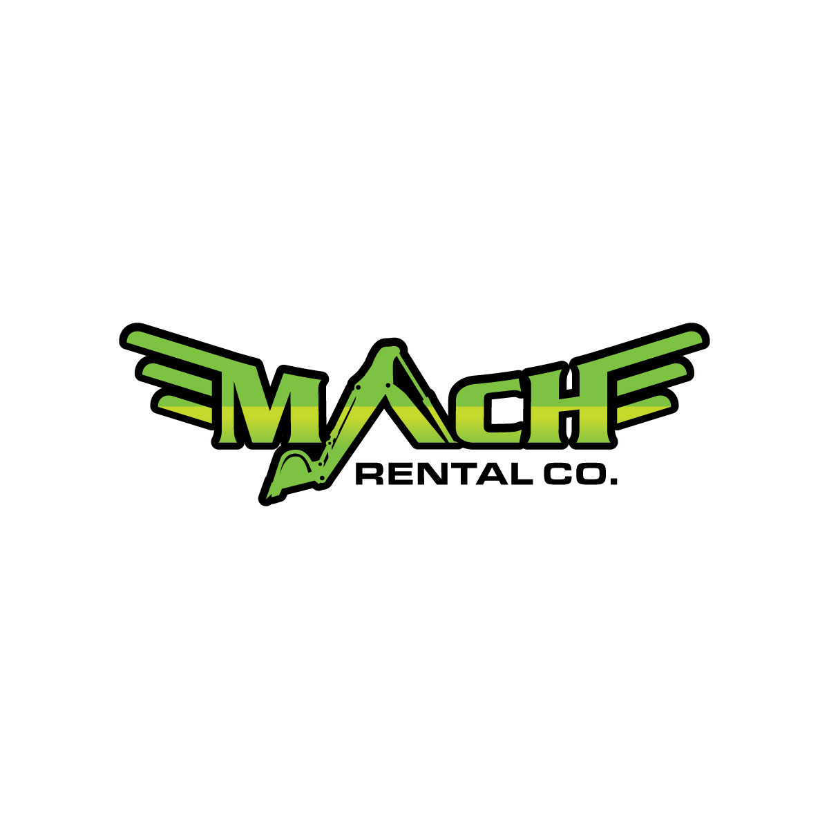 Serious, Masculine, Construction equipment/ machinery rental Logo ...