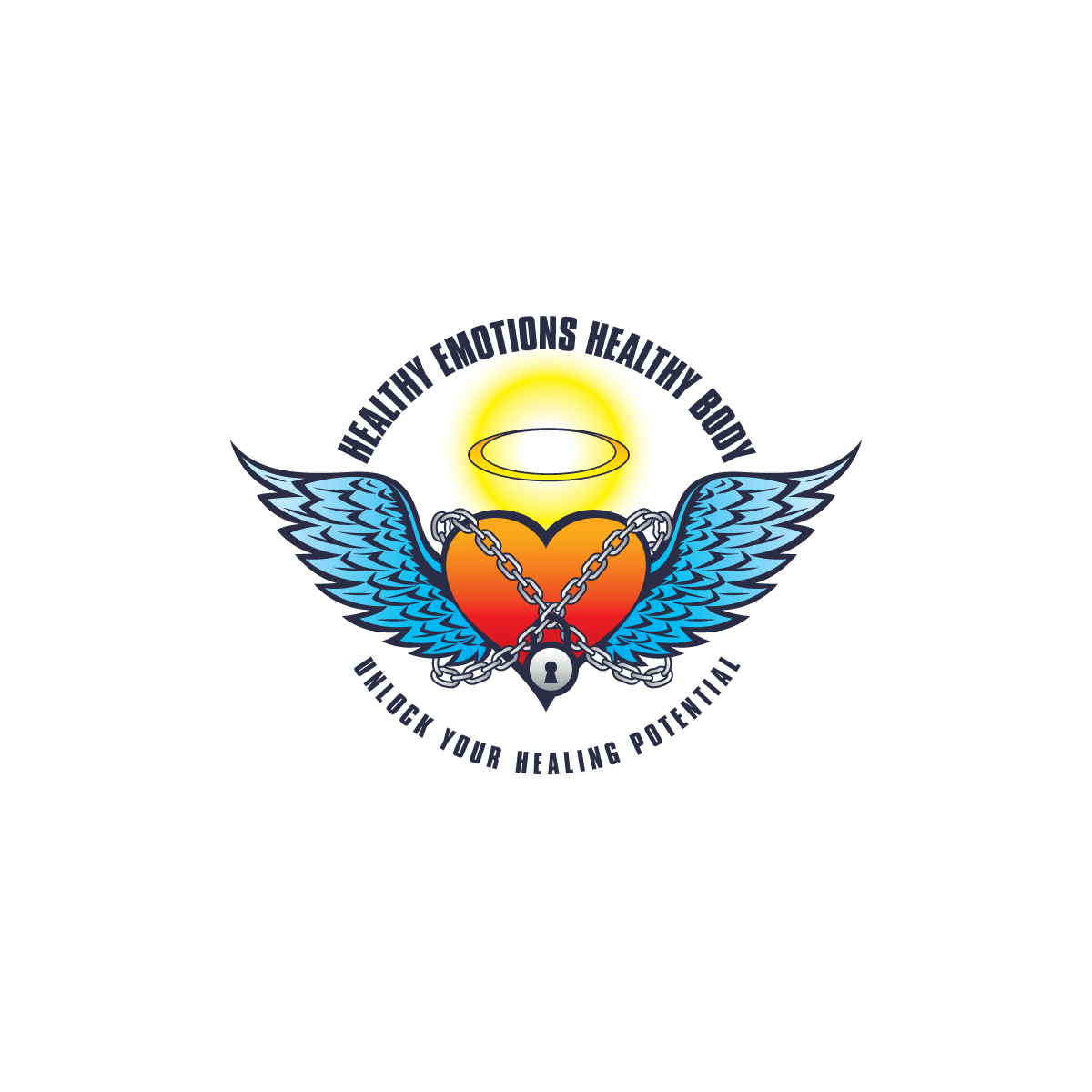 Logo Design for Healthy Emotions Healthy Body Tagline is Unlock Your ...