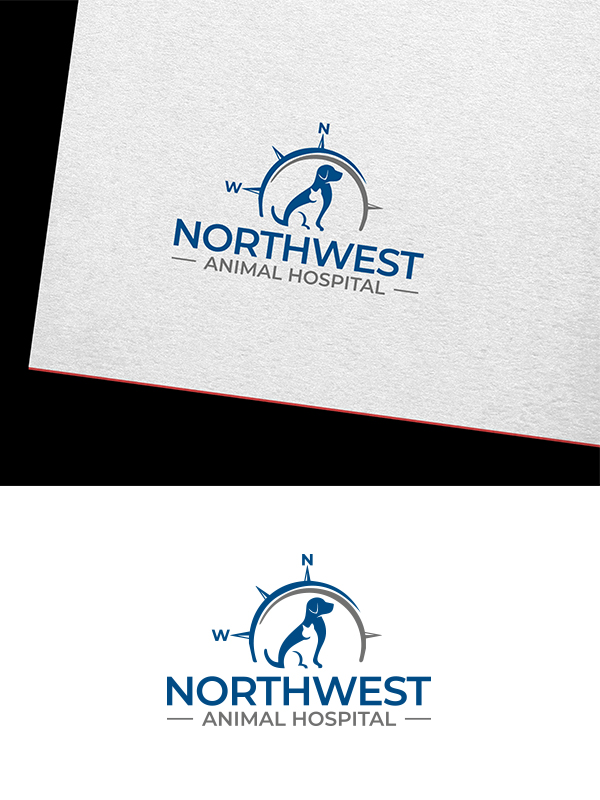 Bold, Modern, Veterinary Hospital Logo Design for Northwest Animal ...