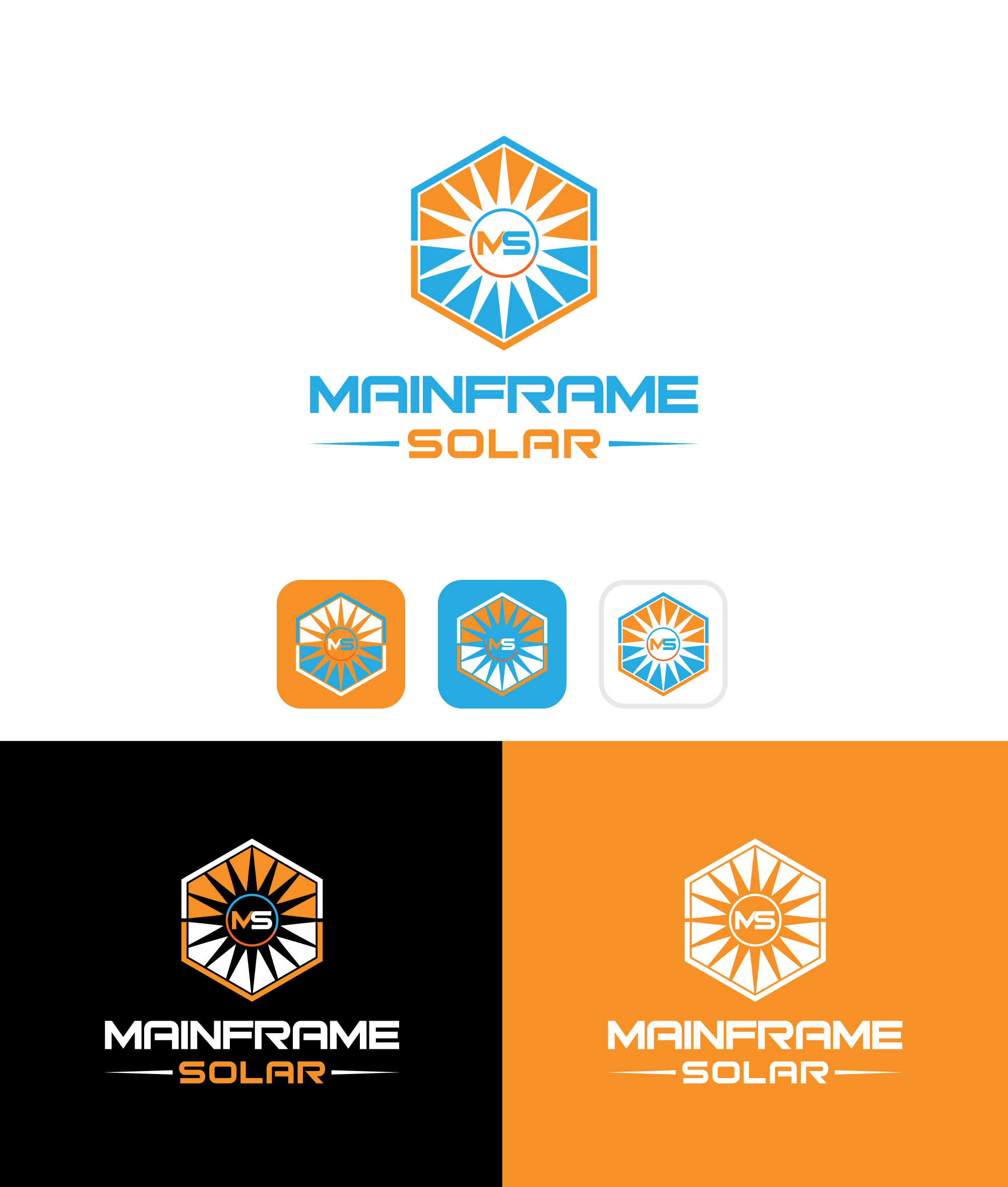 Elegant, Playful, Solar Logo Design for Mainframe Solar by Devid00 ...