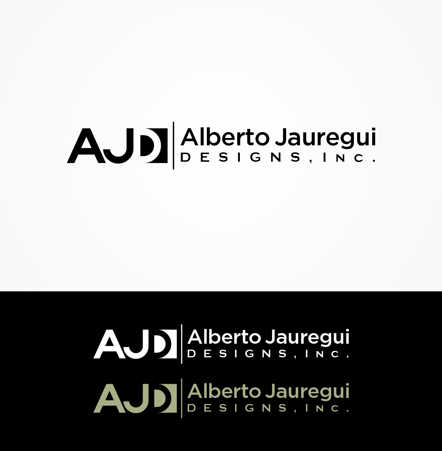 Serious, Modern, Residential Design, custom homes and production homes Logo Design for Alberto ...