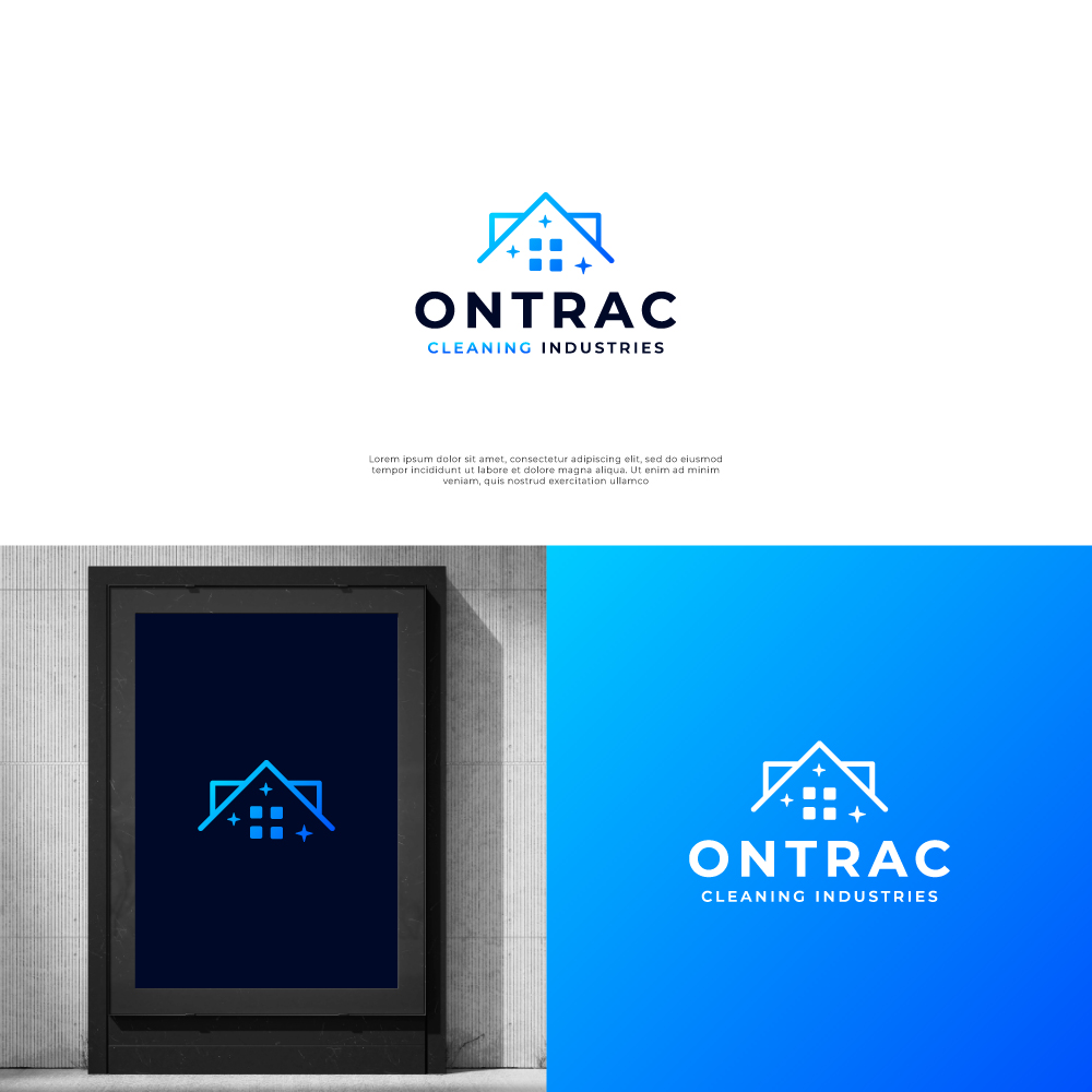 Ontrac Logo Upmarket, Serious, High Quality Commercial Office Cleaning
