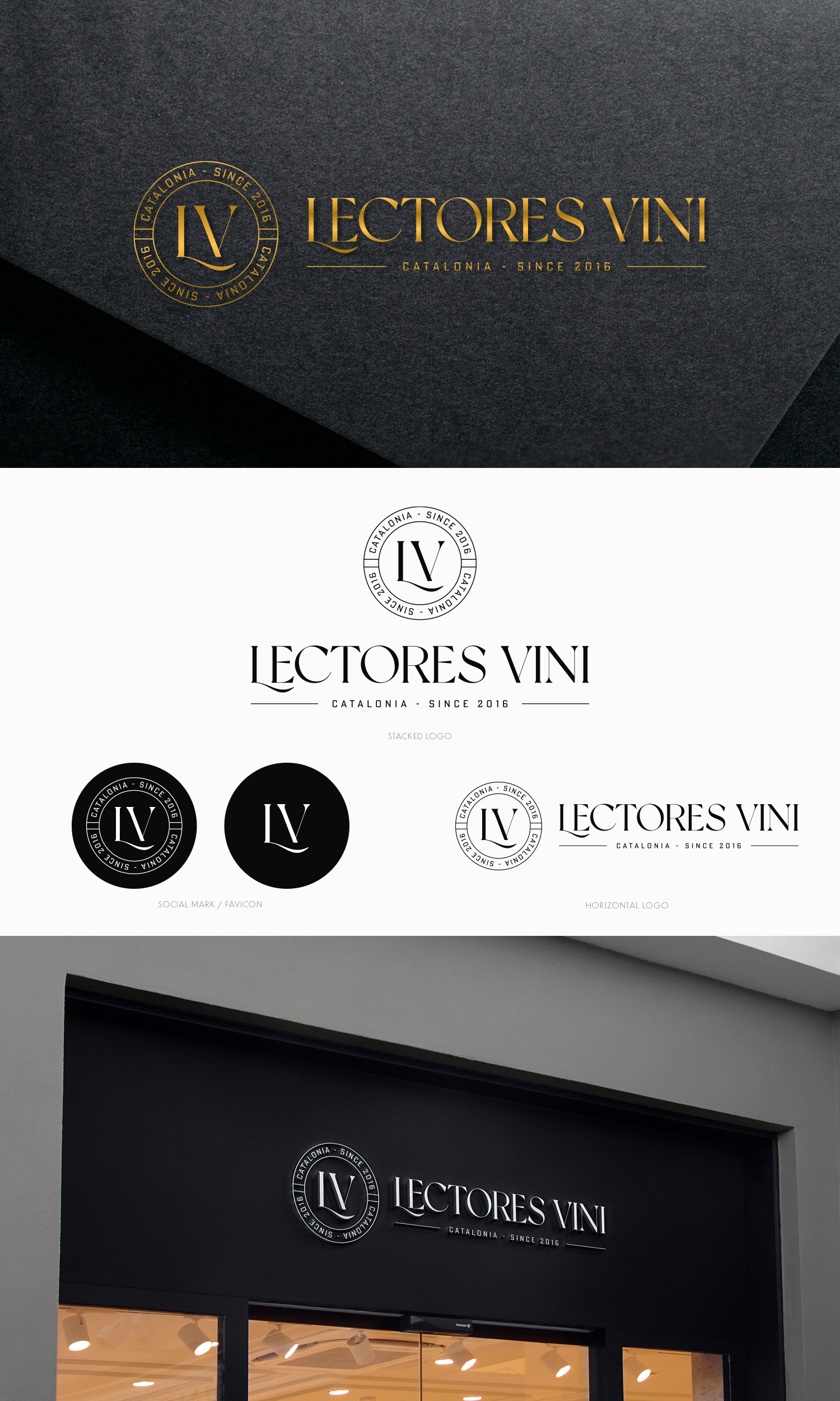 Logo Design for LECTORES VINI by Modeform | Design #31301918