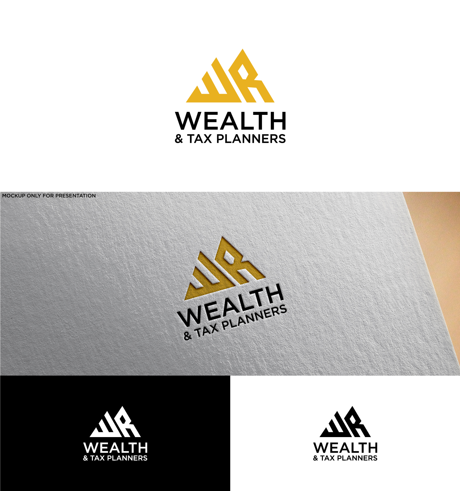 Logo Design for WR Wealth & Tax Planners by logozen2023 | Design #31274886