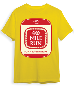 40 Mile Run | 44 T-shirt Designs for a business in United States