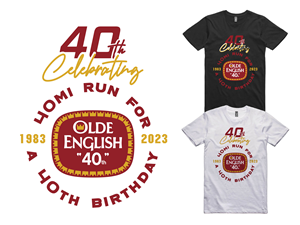 40 Mile Run | 40 T-shirt Designs for a business in United States