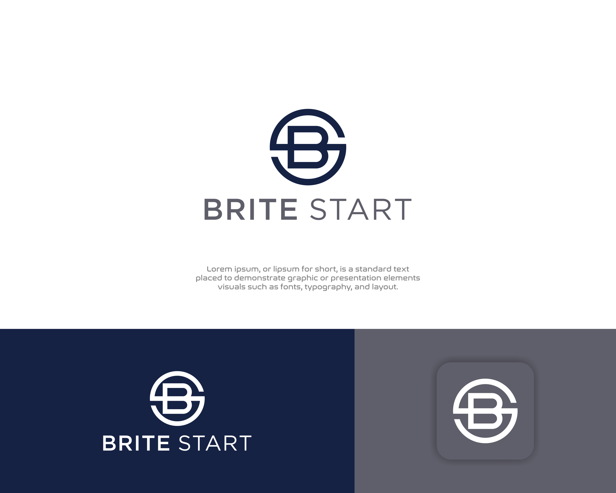 Elegant, Playful, Food & Bevearge Logo Design for BRITE START by MugiBerkah | Design #31274636