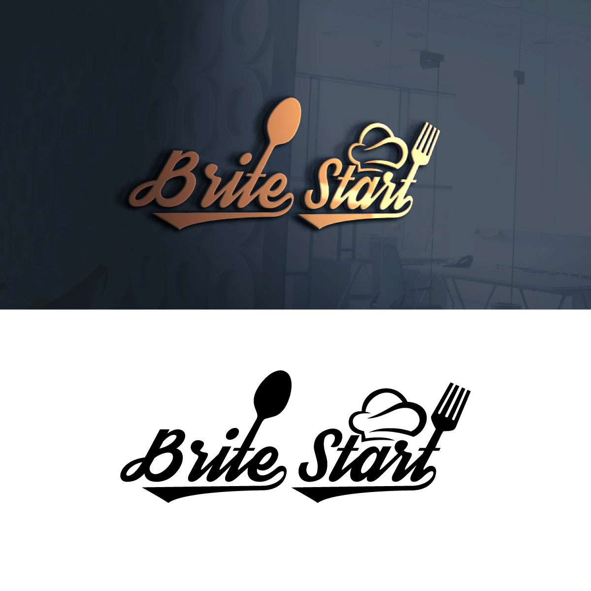 Elegant, Playful, Food & Bevearge Logo Design for BRITE START by henrick808 | Design #31289064