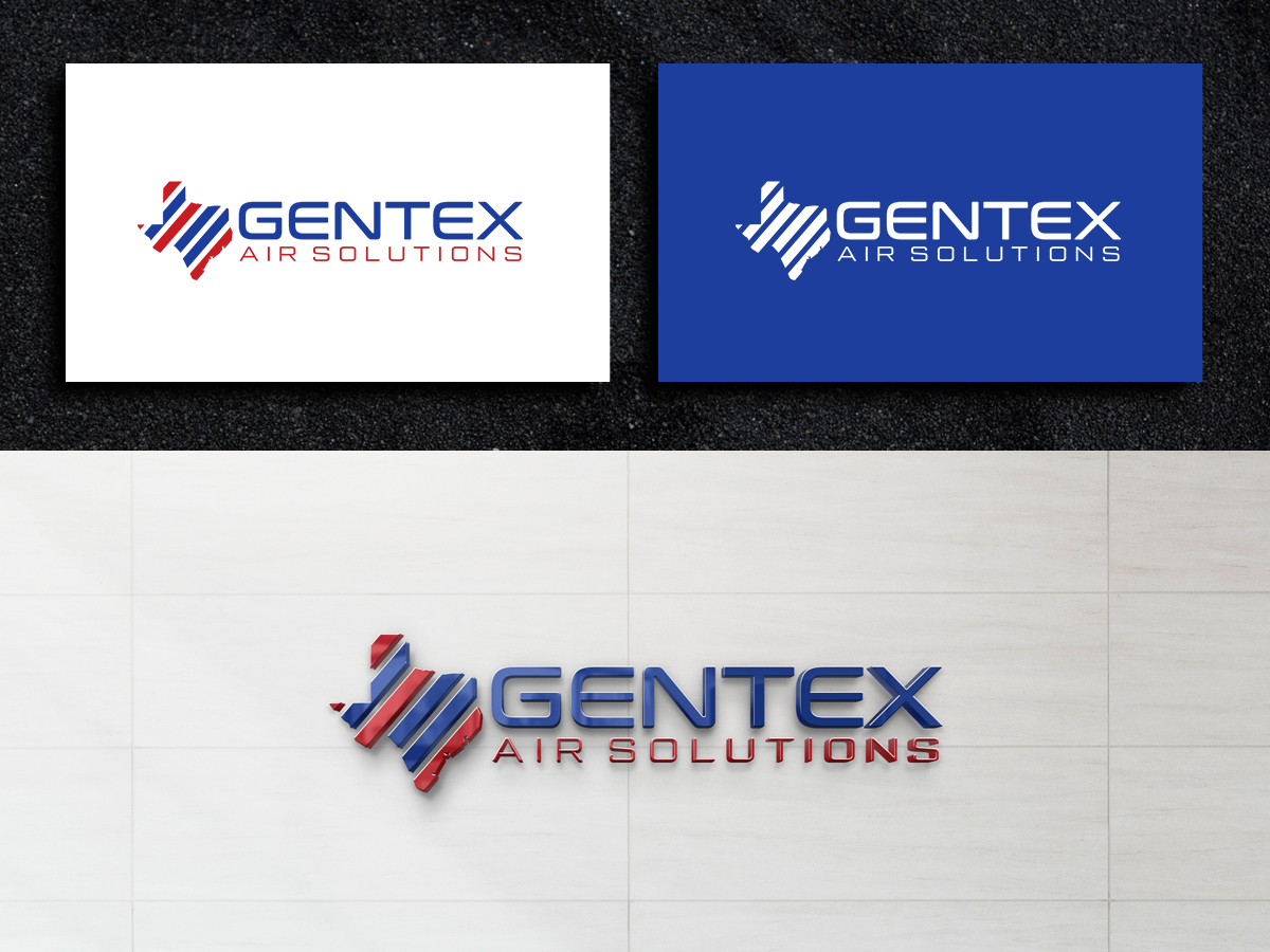 Bold, Modern, Industrial Air Compressors Logo Design for Gentex Air ...