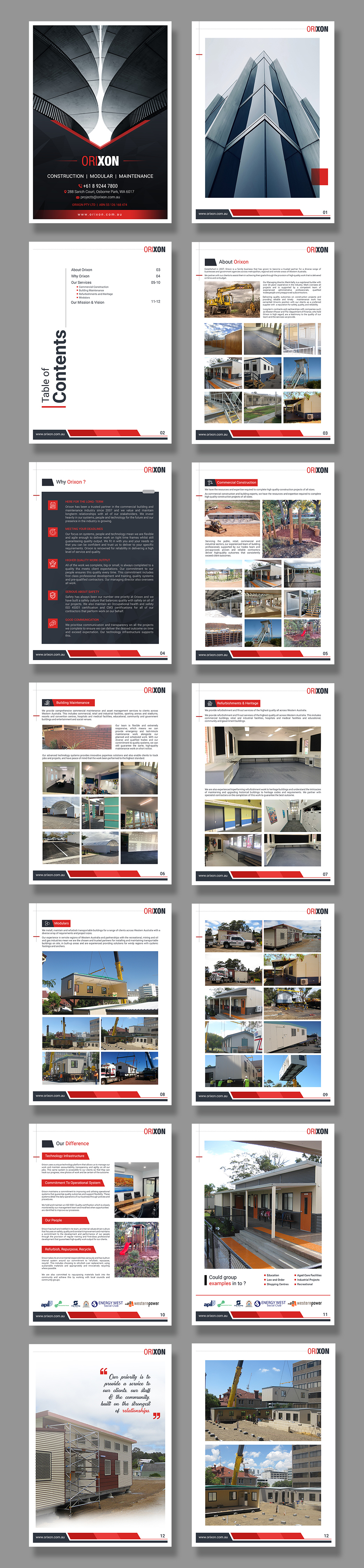 Elegant, Playful, Commercial Construction and Building Maintenance ...