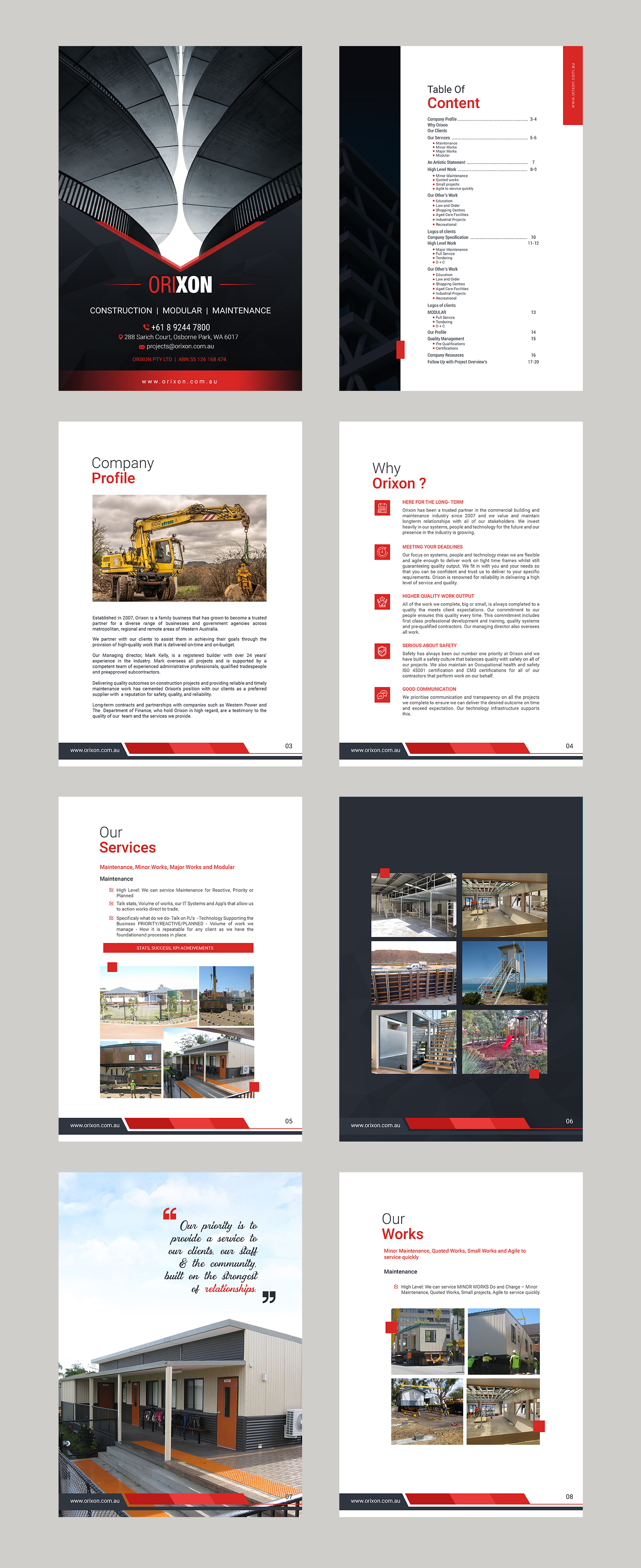 Elegant, Playful, Commercial Construction and Building Maintenance ...