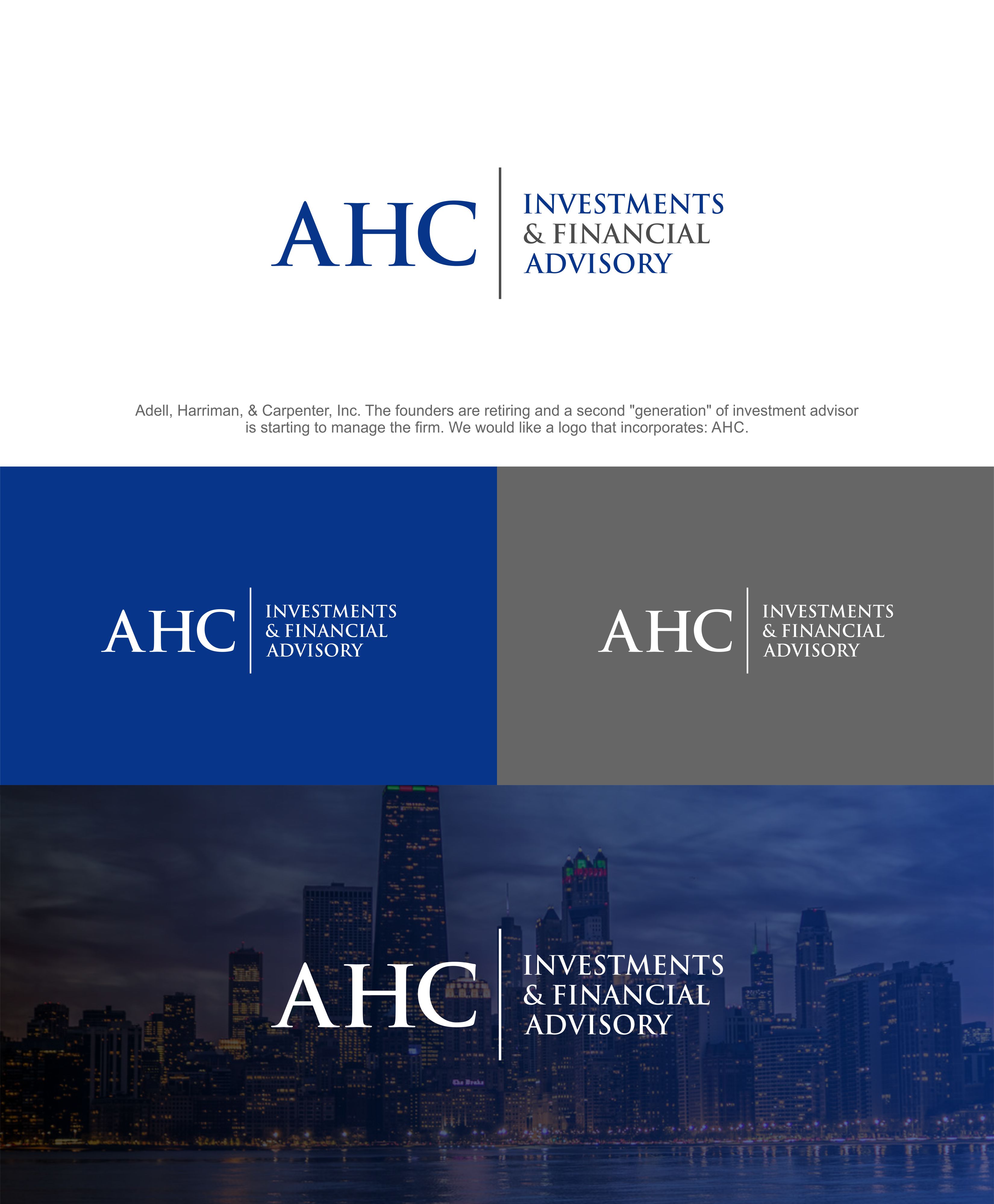 Elegant, Serious, Investment and Financial Management Logo Design for ...