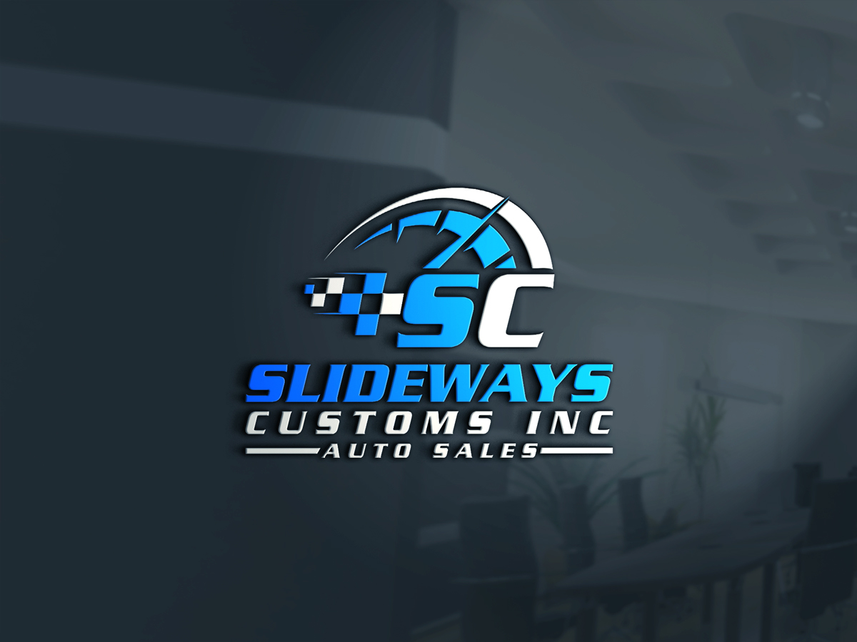 Logo Design for Slideways Customs Inc. Auto Sales by Pixel power ...