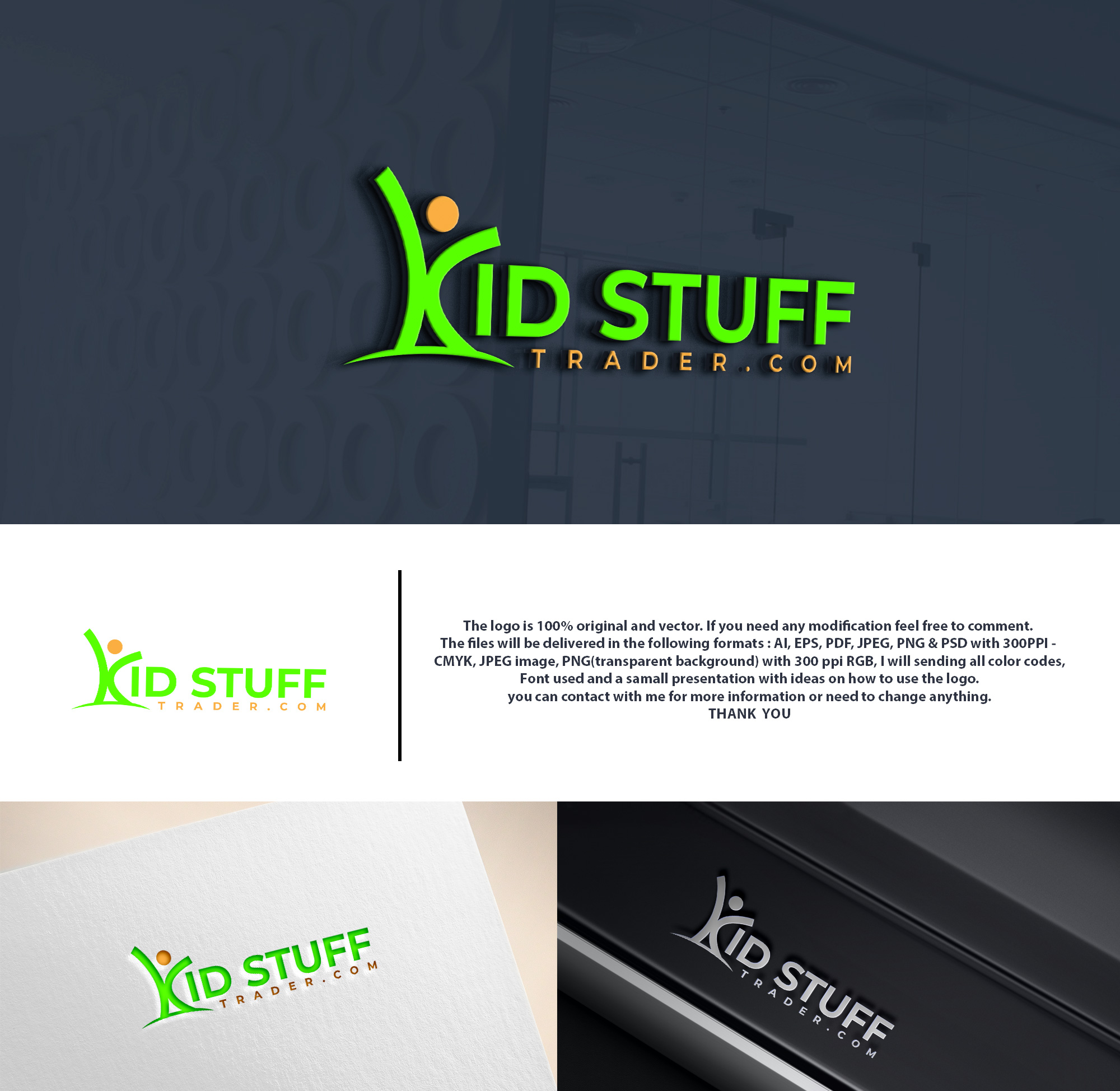 Playful, Personable Logo Design for KidStuffTraders.com by DesignHour ...