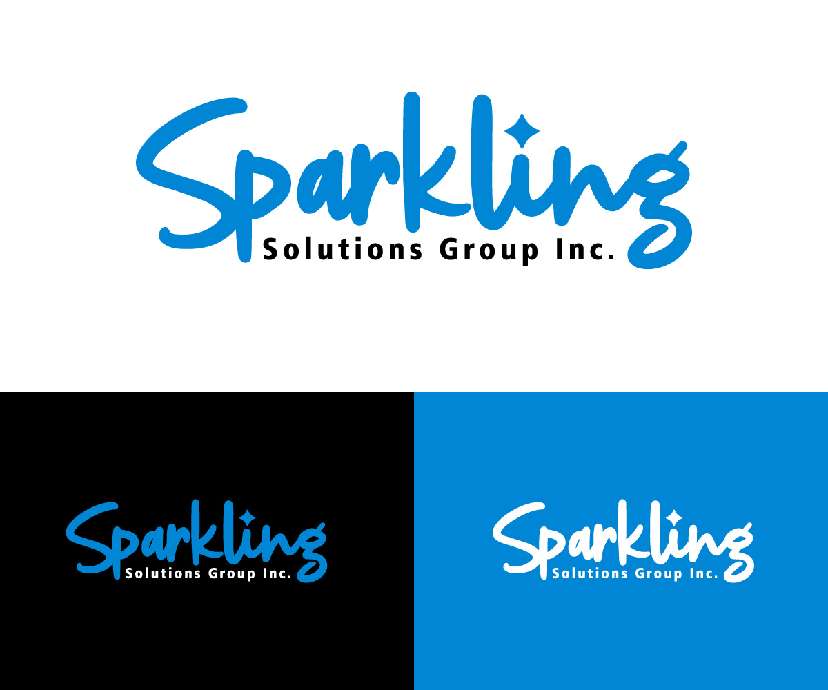 Logo Design for Sparkling Solutions Group Inc. by wdesigner2 | Design ...