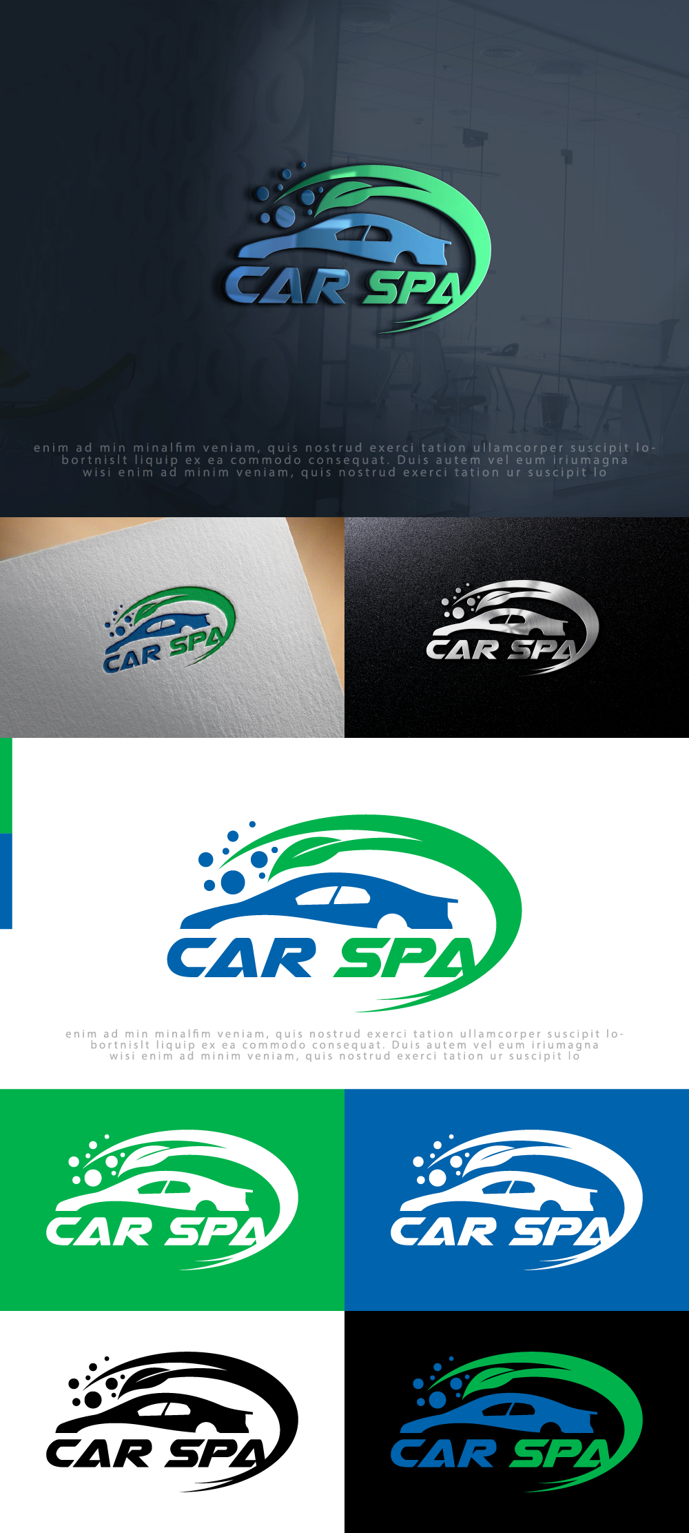 Logo Design for Car Spa by AlphabetZero.co.uk | Design #31304397