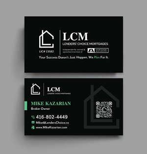 Lenders Choice Mortgages | 53 Business Card Designs for a business in ...