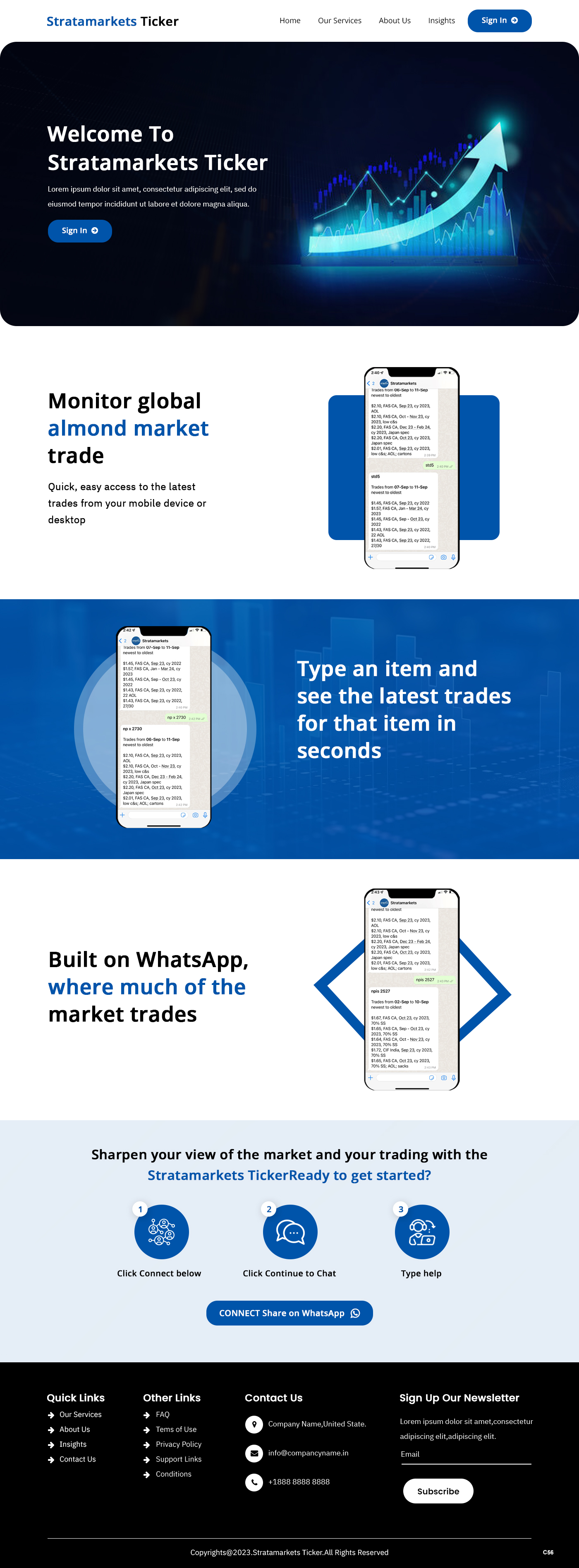 Modern, Professional, Commodity trading Landing Page Design for a ...