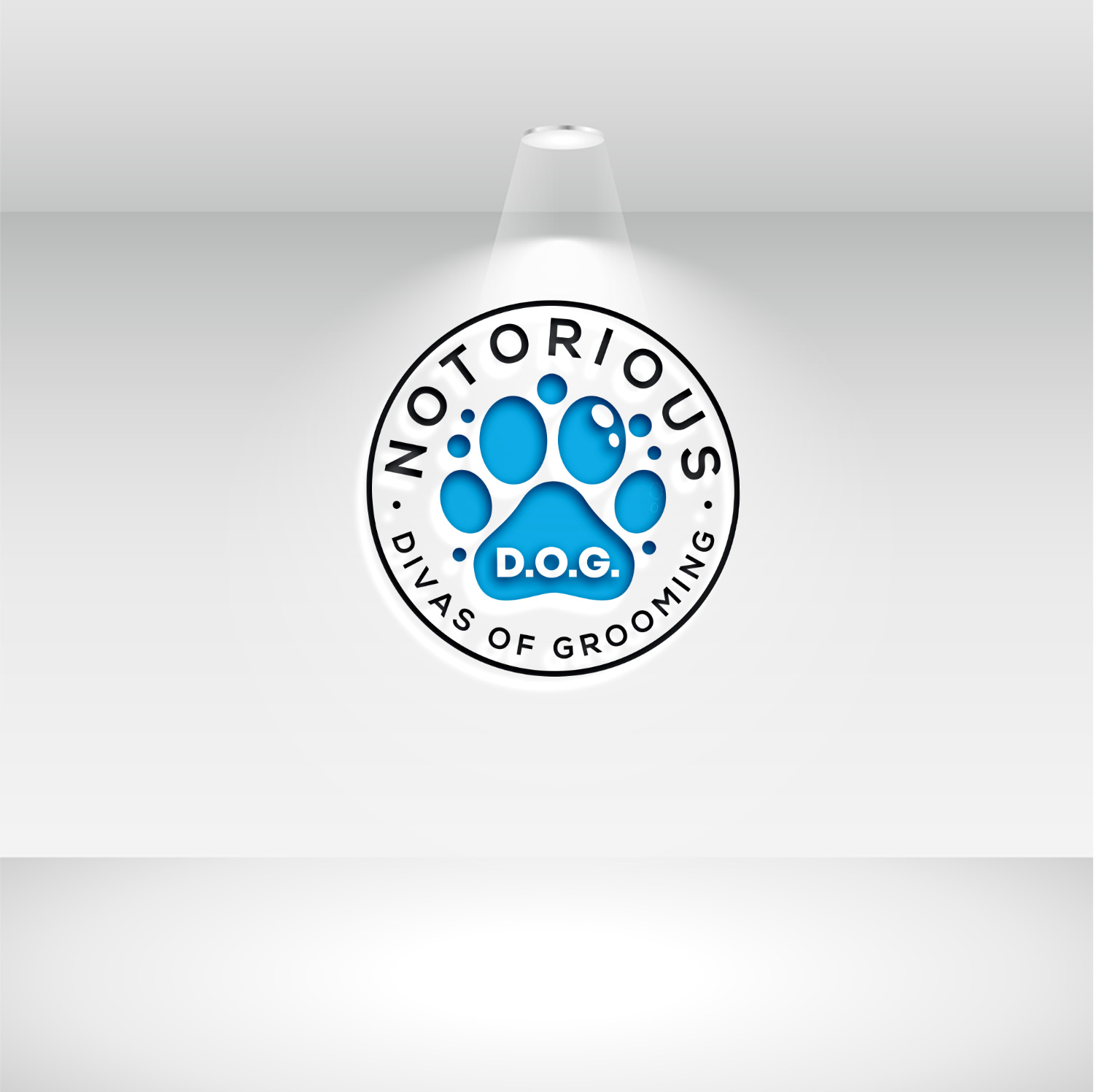 Elegant, Serious, Pet Grooming Logo Design for Notorious d. o. g. Divas Of Grooming by MD ROKON ...