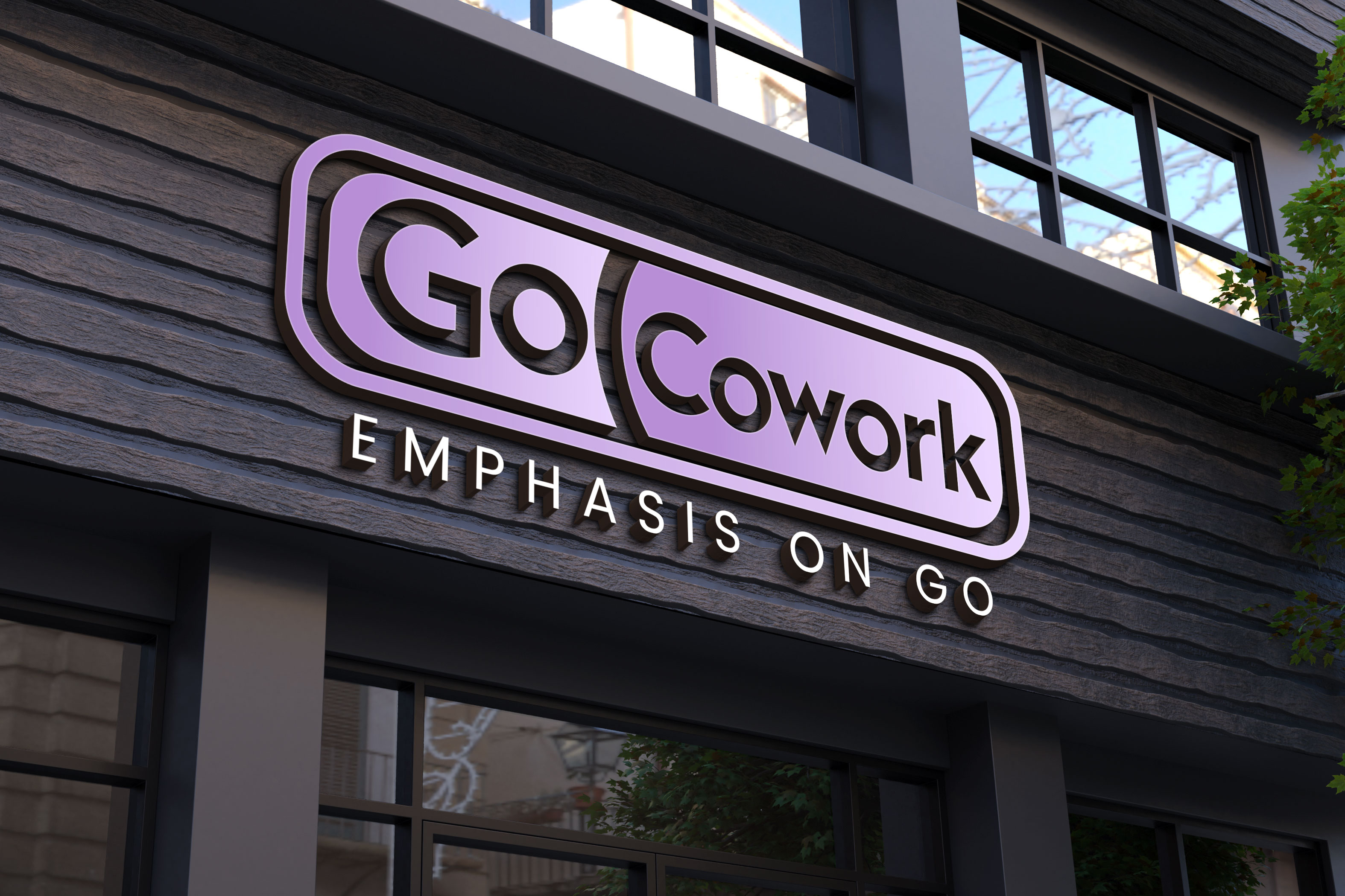 Logo Design for Go Cowork - Emphasis on Go by Kavth | Design #31339421