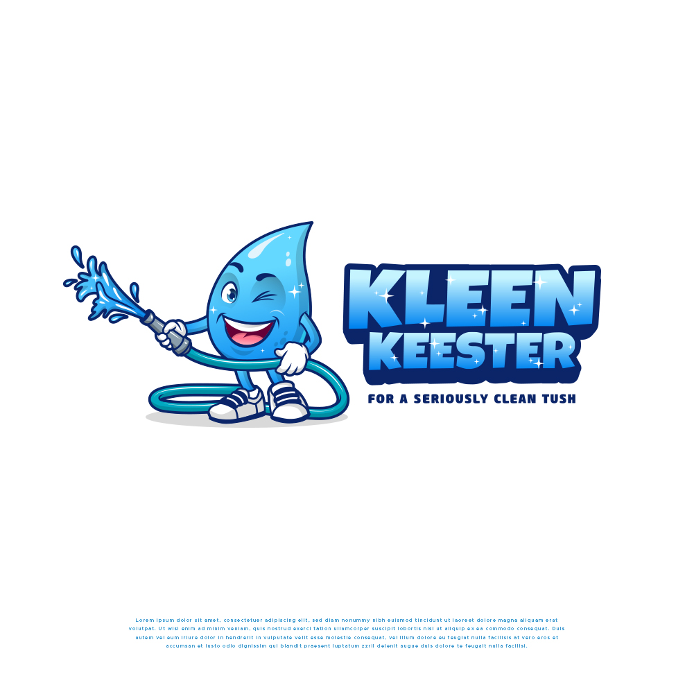Bold, Upmarket, plumbing, bidets, water faucets Logo Design for KLEEN ...
