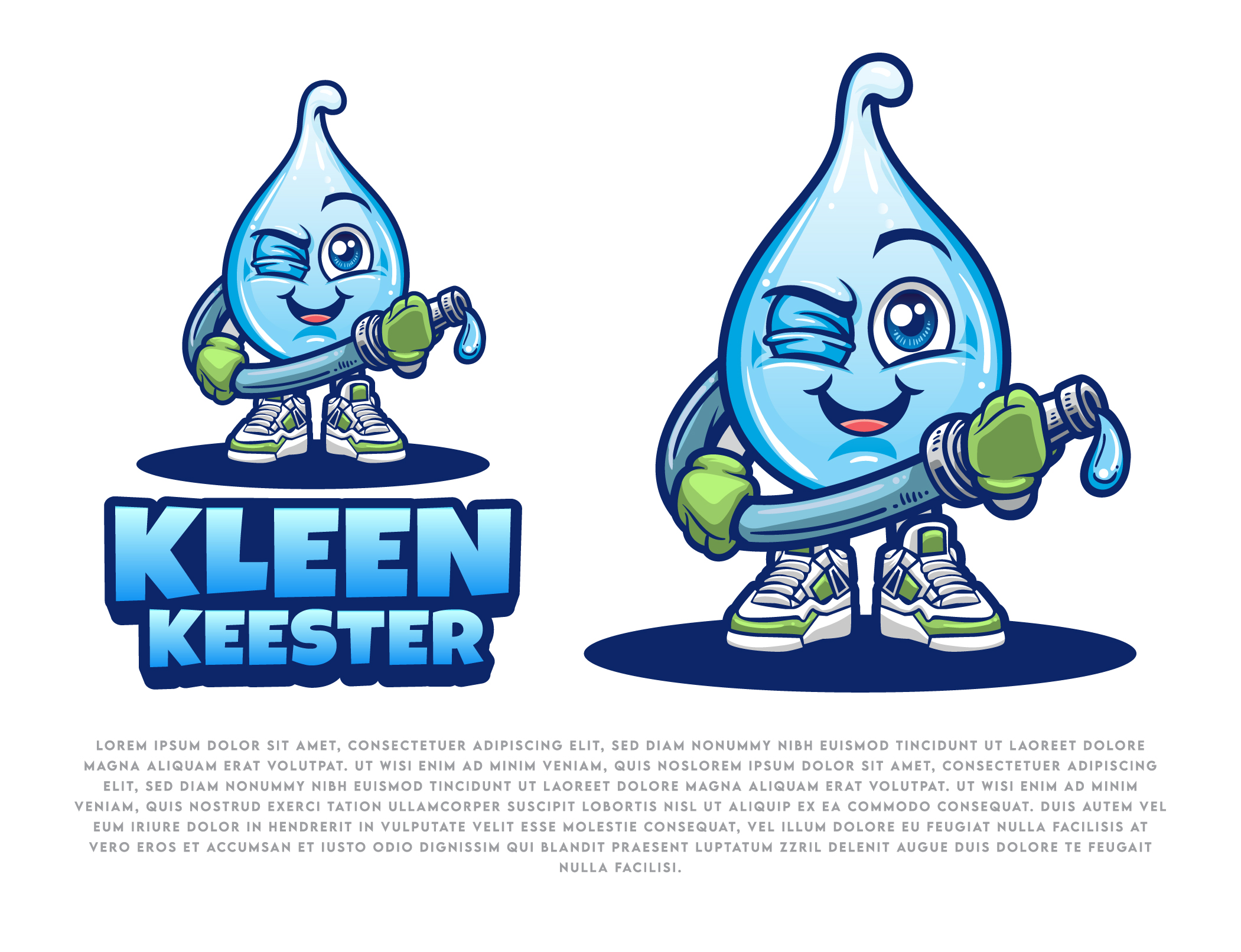Bold, Upmarket, plumbing, bidets, water faucets Logo Design for KLEEN ...