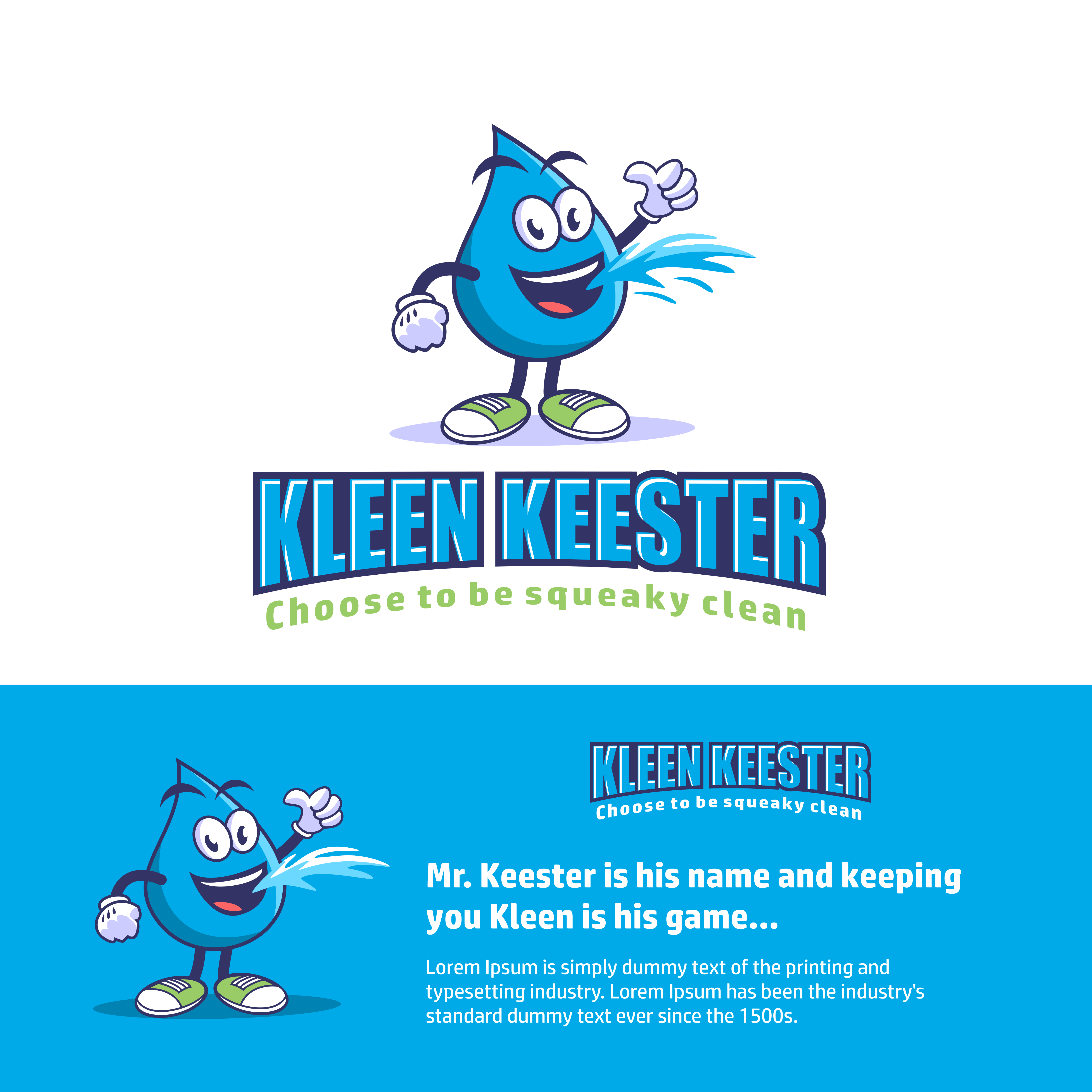 Bold, Upmarket, plumbing, bidets, water faucets Logo Design for KLEEN ...