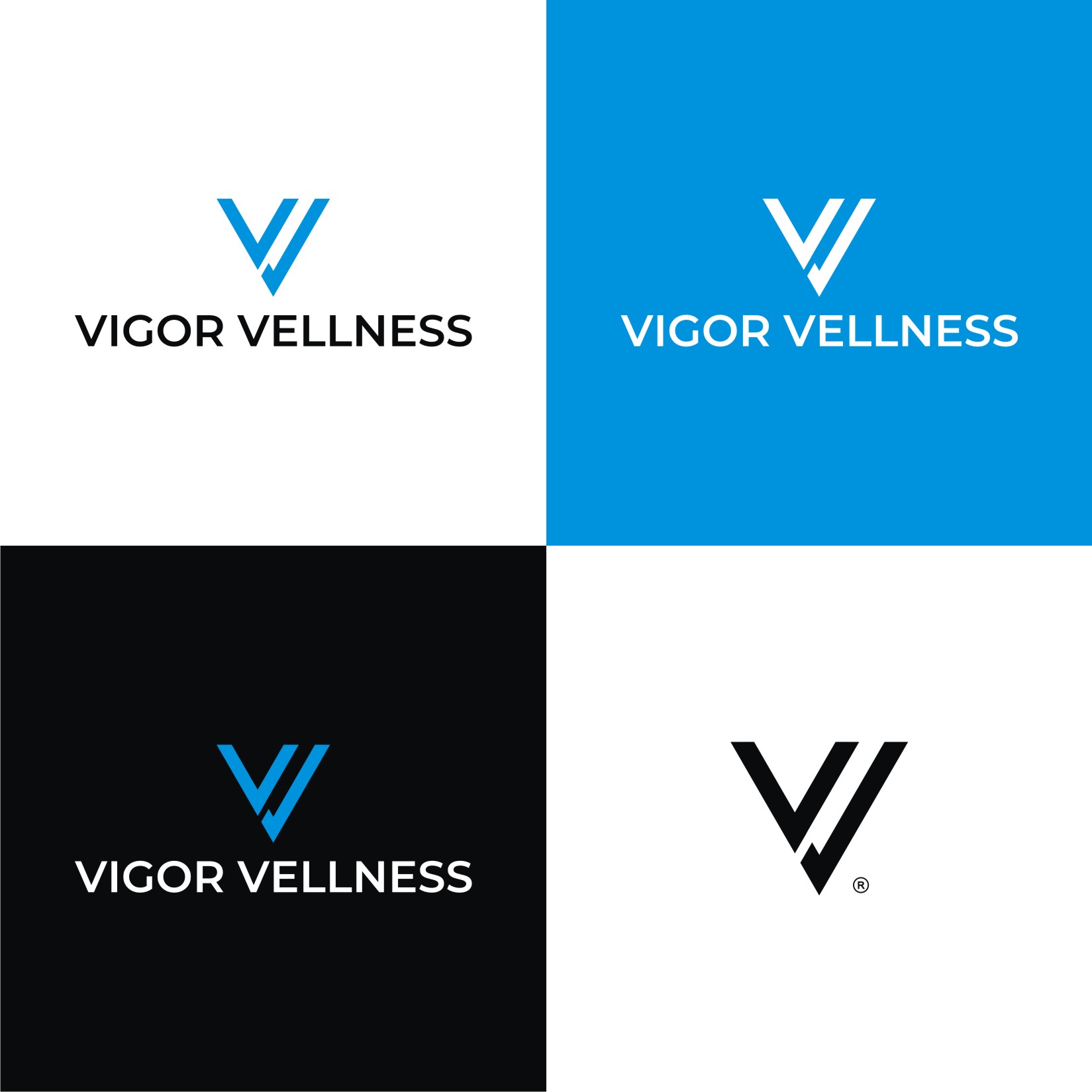 Bold, Modern, Health, wellness, physical and mental performance, coaching. Logo Design for Vigor ...