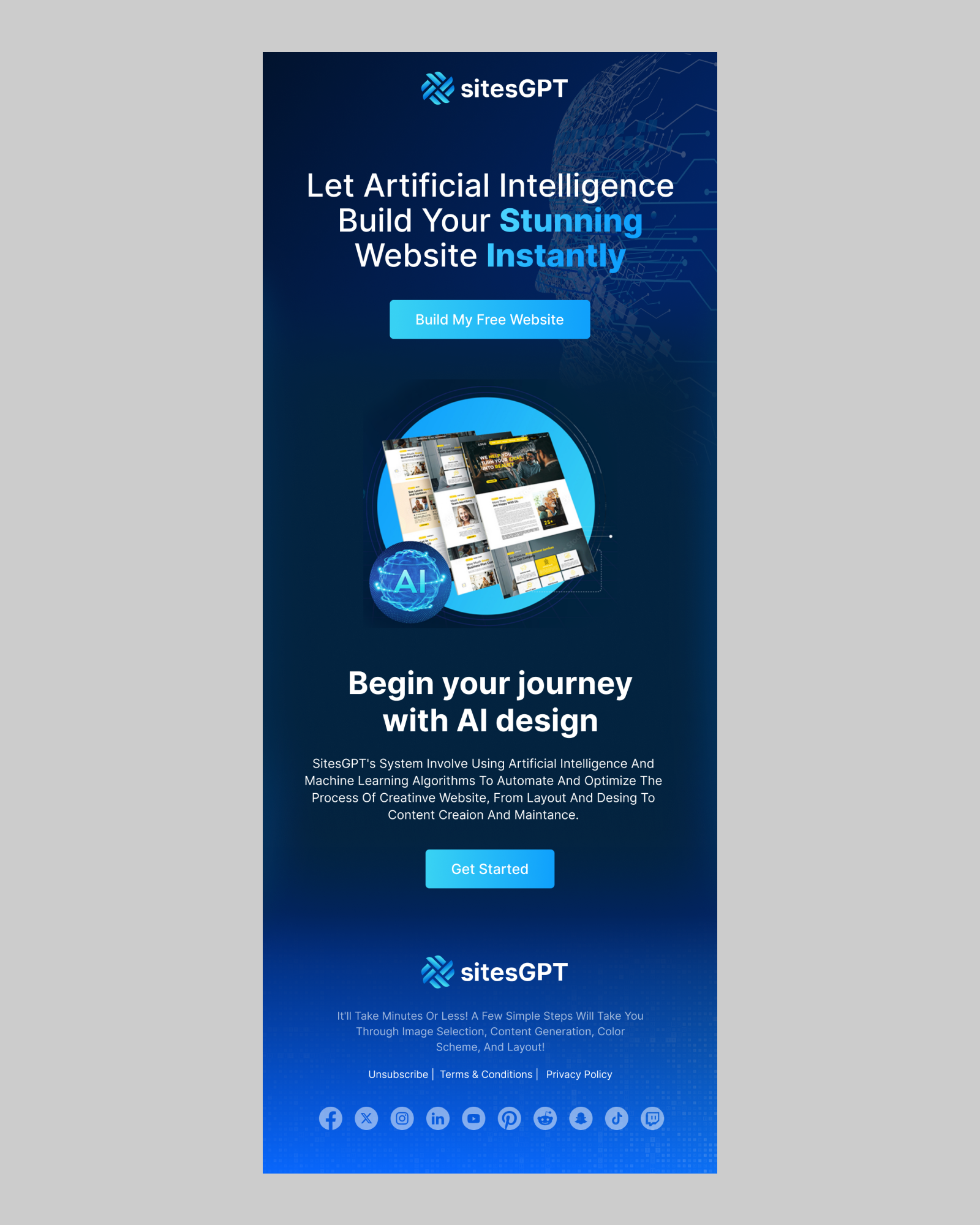 Elegant, Playful Email Marketing Design for RMS by mamun313 | Design ...