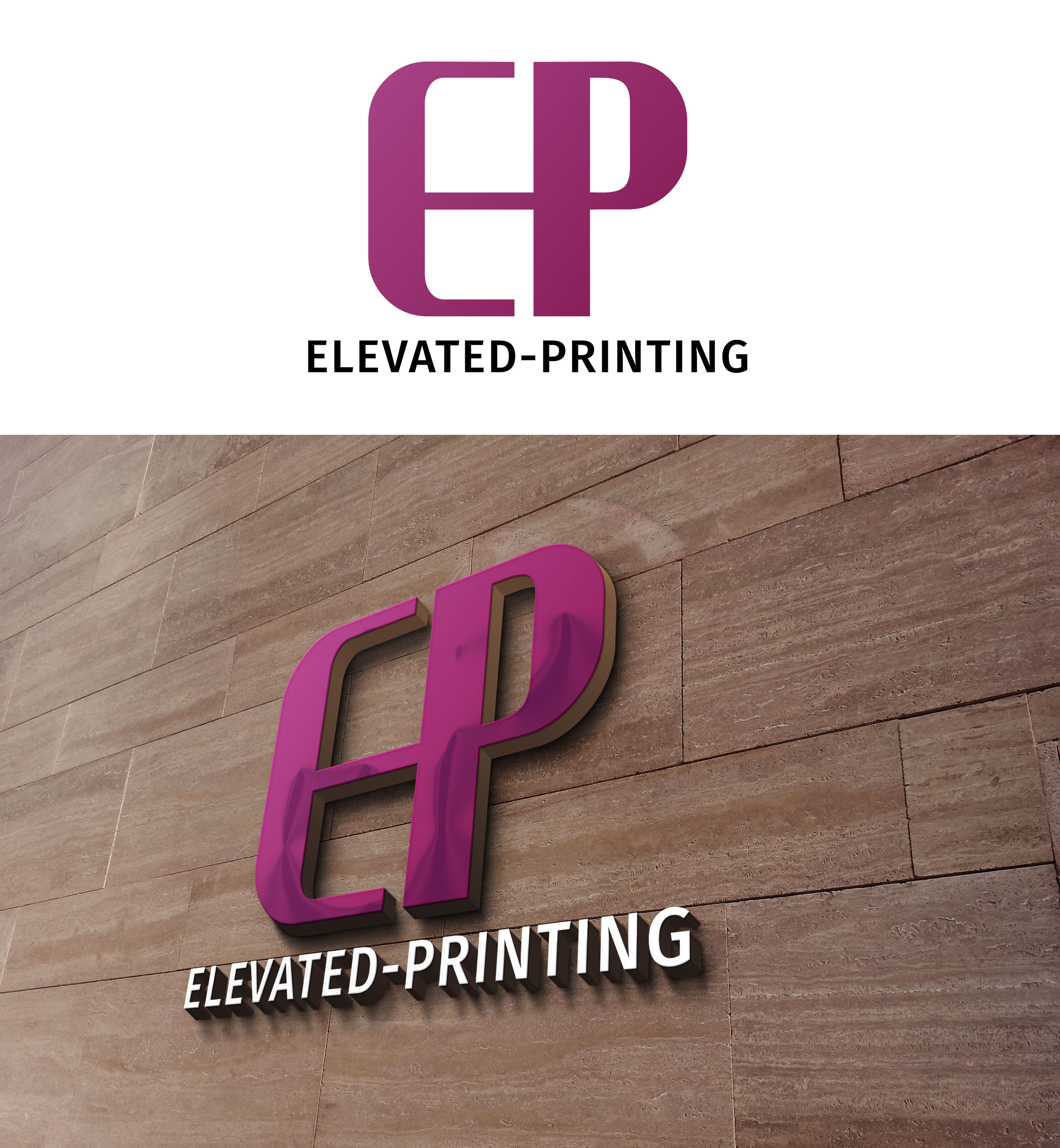 Logo Design for ELEVATED-PRINTING by wdesigner2 | Design #31366945