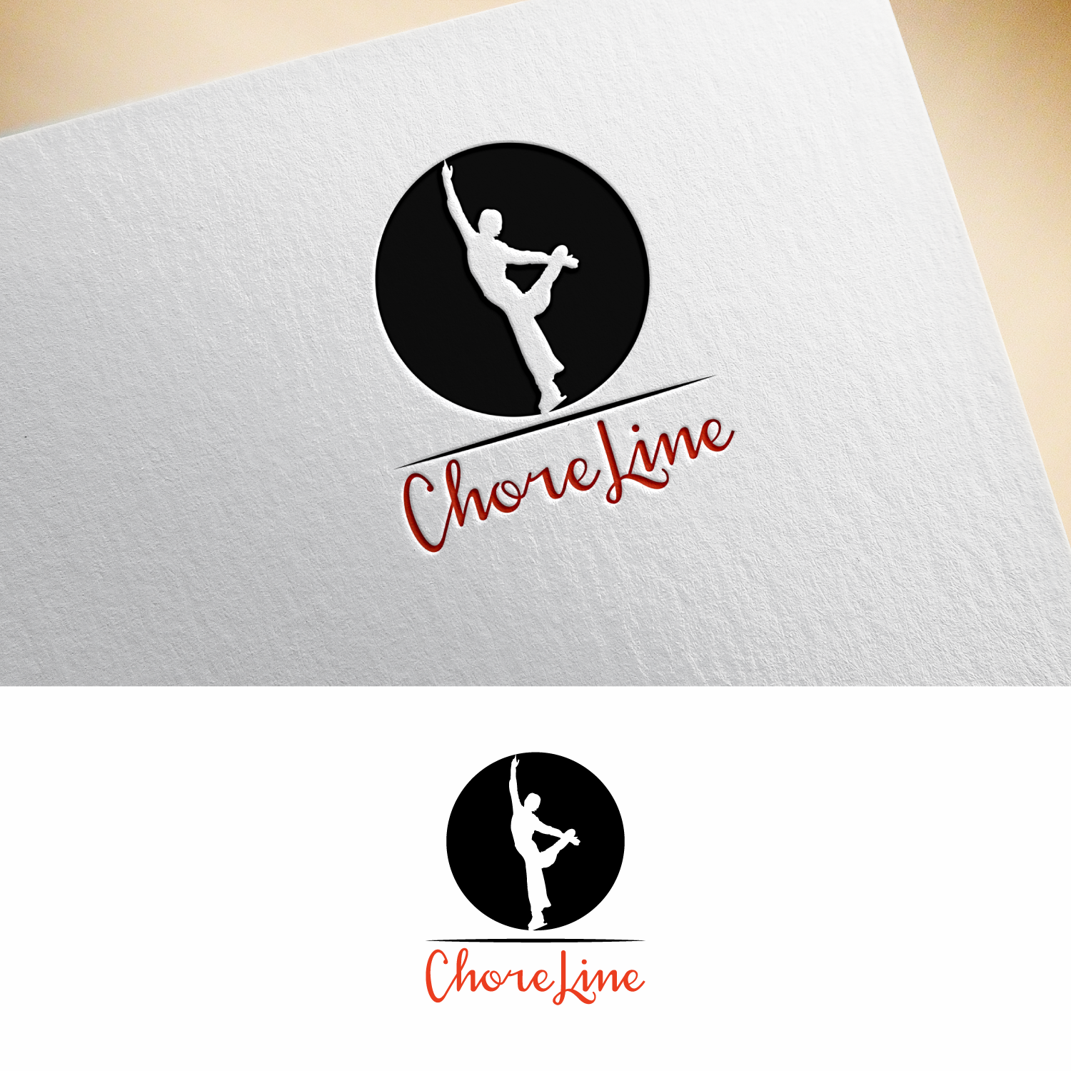 Elegant, Modern Logo Design for ChoreLine or Choreo Line (if broken in ...