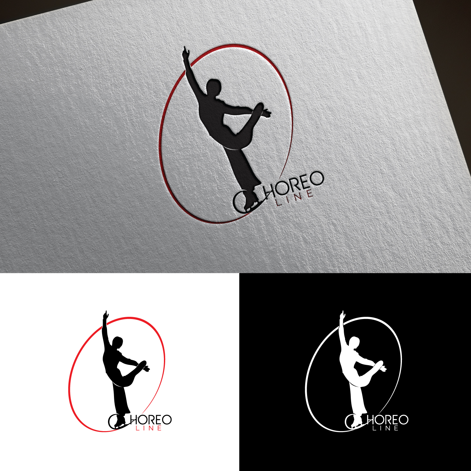 Elegant, Modern Logo Design for ChoreLine or Choreo Line (if broken in ...