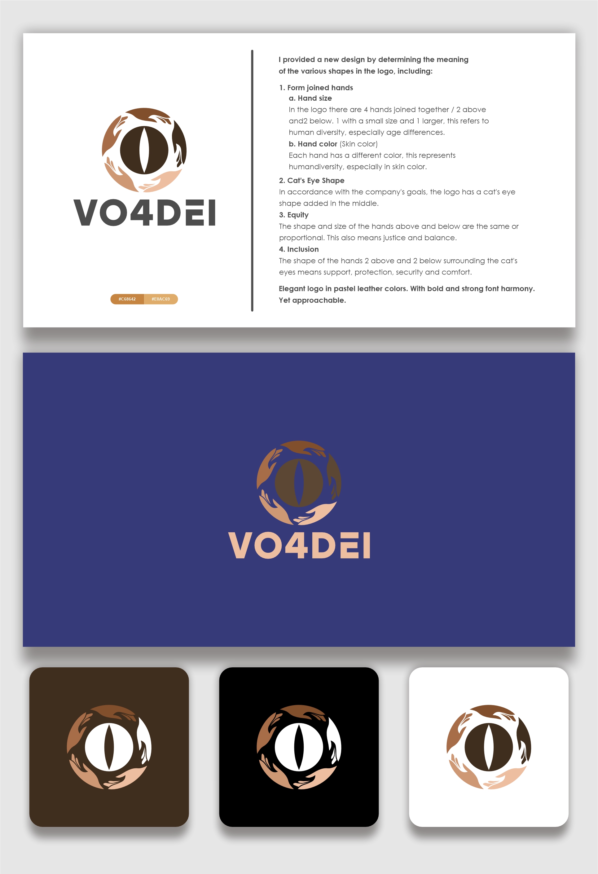 Elegant, Serious, Veterinarian (animal doctor) Logo Design for VO4DEI ...