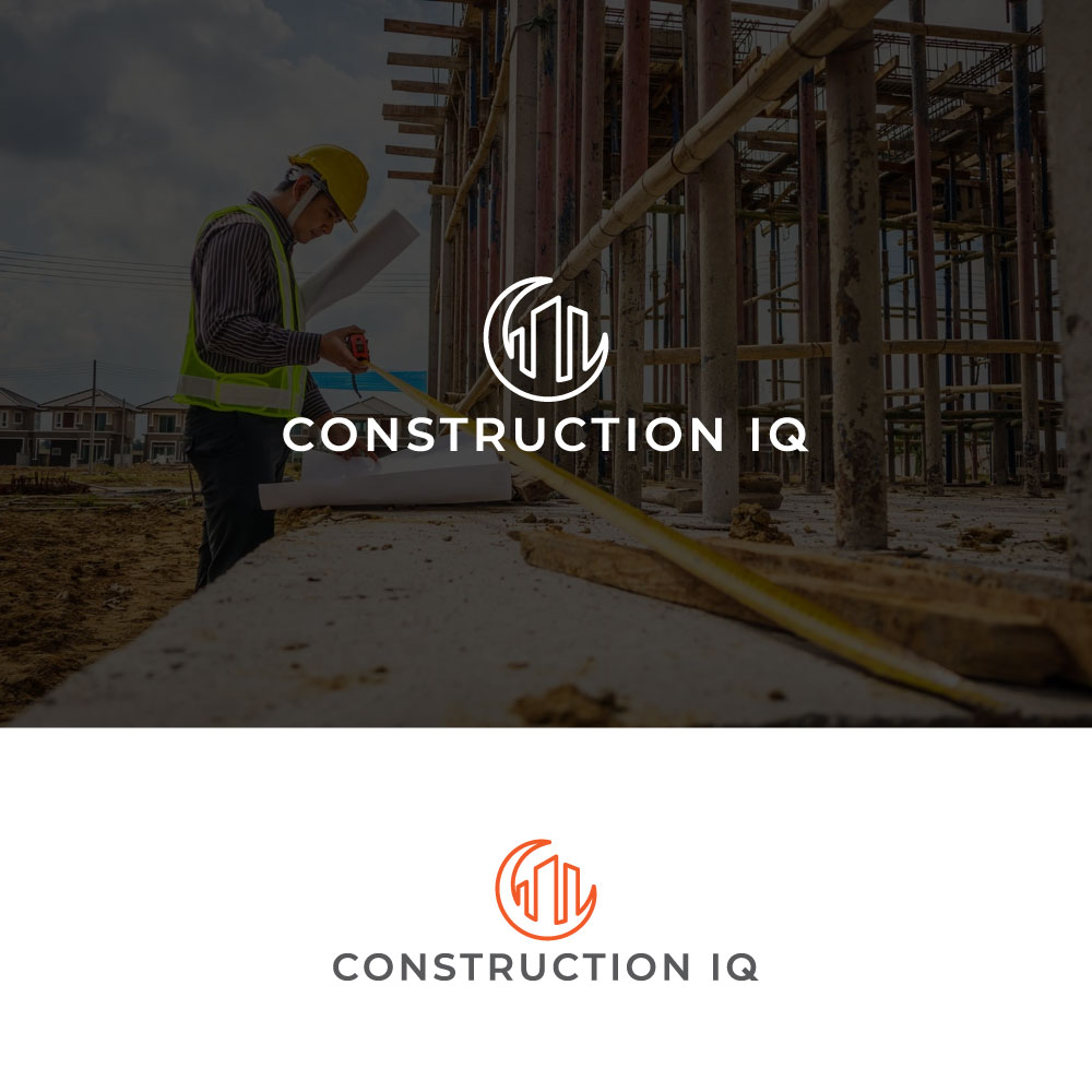 Elegant, Playful, Commercial Construction Logo Design for Construction IQ by designAhouse ...