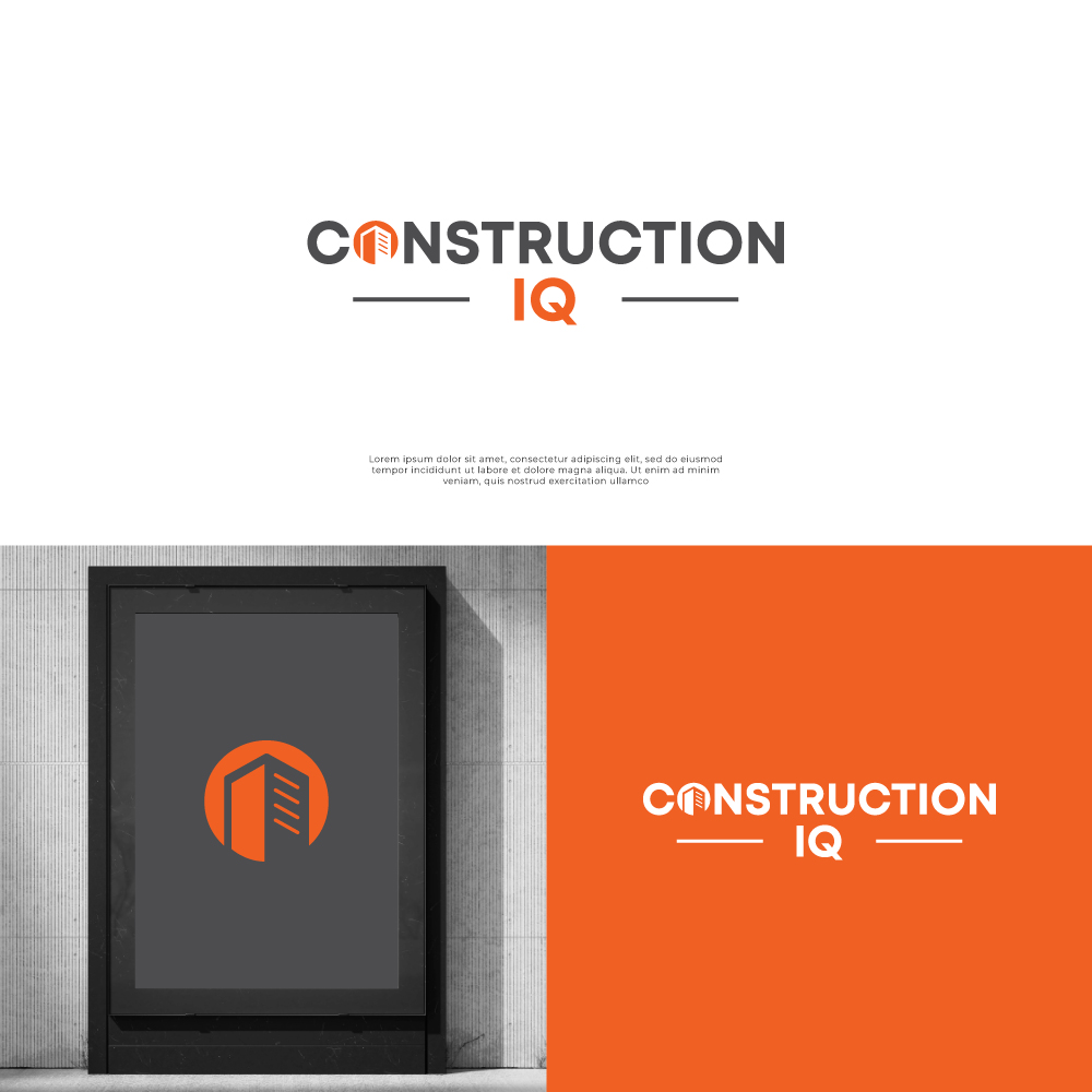 Elegant, Playful, Commercial Construction Logo Design for Construction IQ by victipedia | Design ...