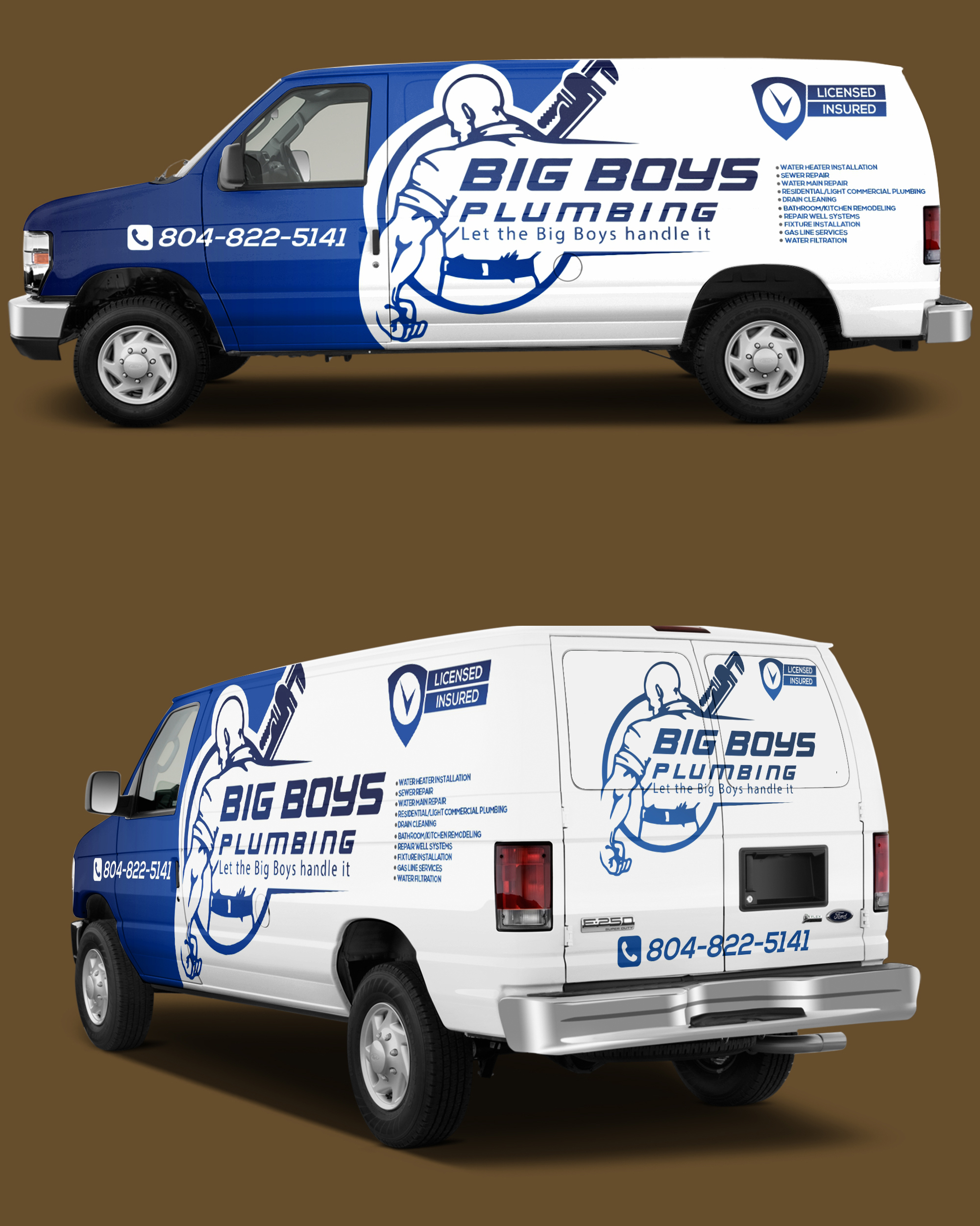 Bold, Modern, Plumbing Car Wrap Design for a Company by Czeh | Design ...