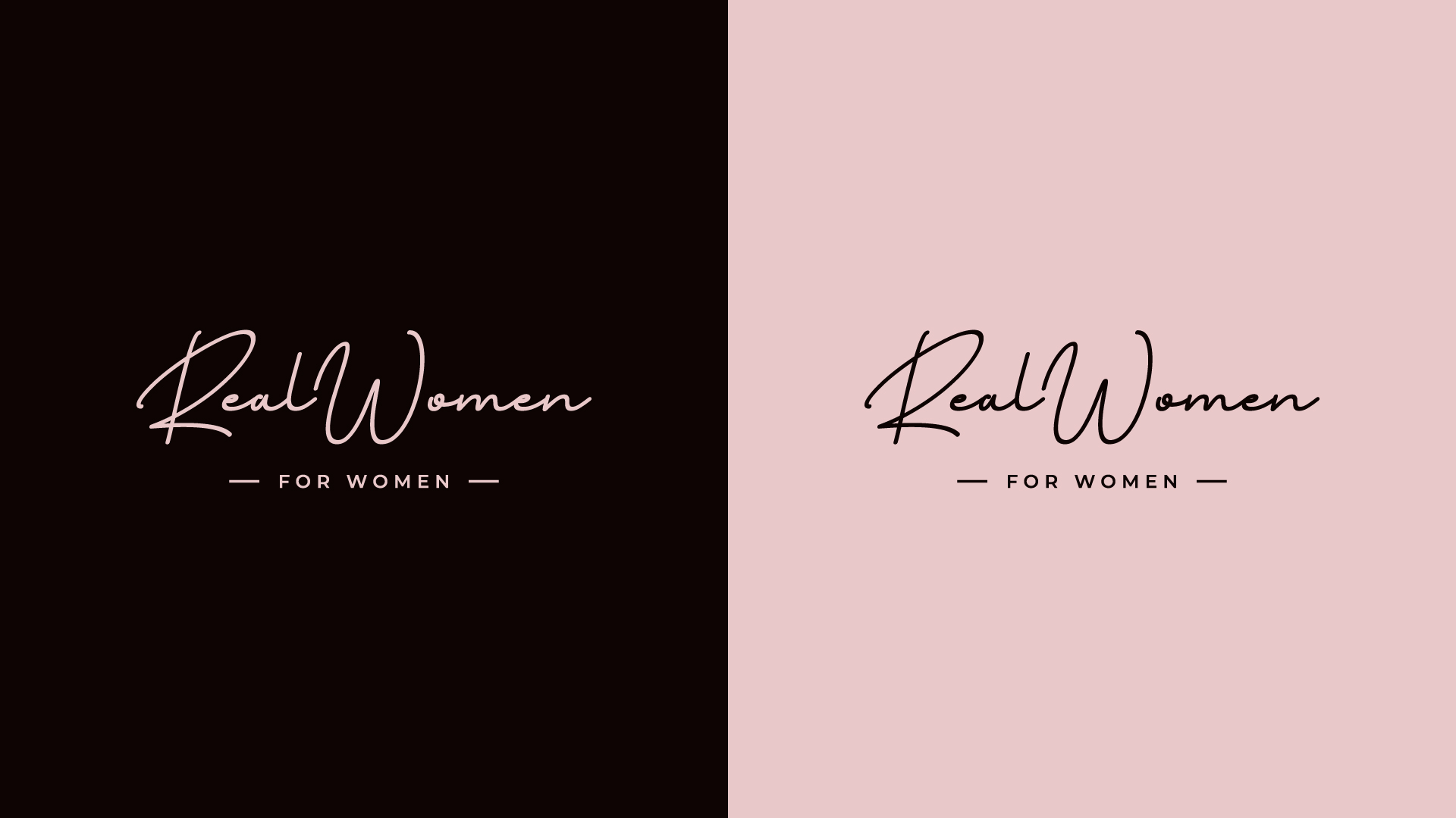 Modern, Feminine, All industries Logo Design for RealWomen or RealWomen ...