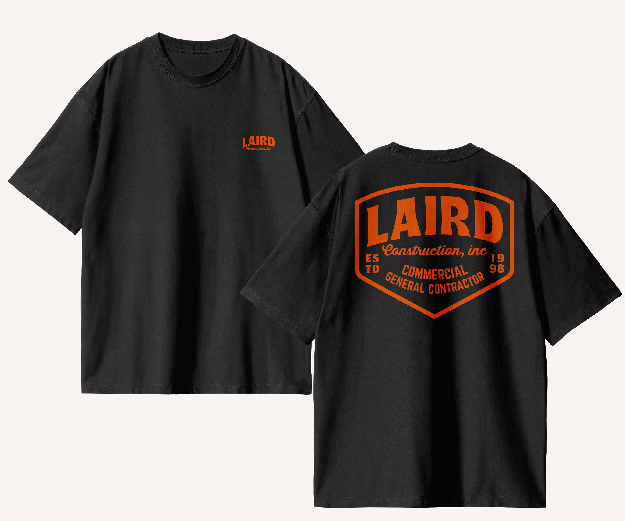 Masculine, Bold, Construction T-shirt Design for Laird Construction ...