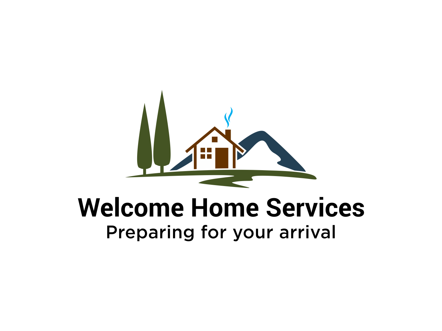 Logo Design for Welcome Home Services - Preparing for your arrival by ...