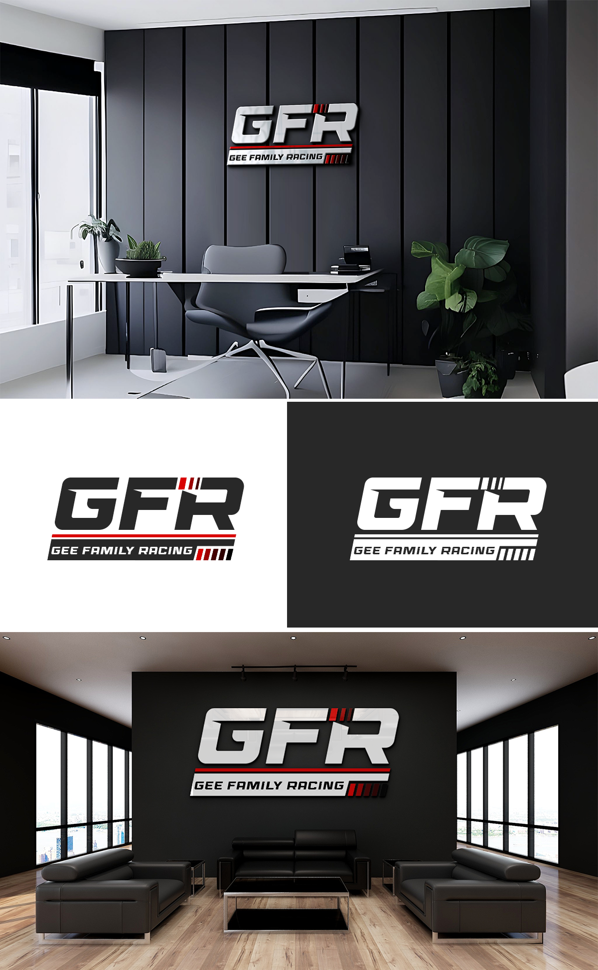 Logo Design for Gee Family Racing or GFR by 'Josna' | Design #31367241