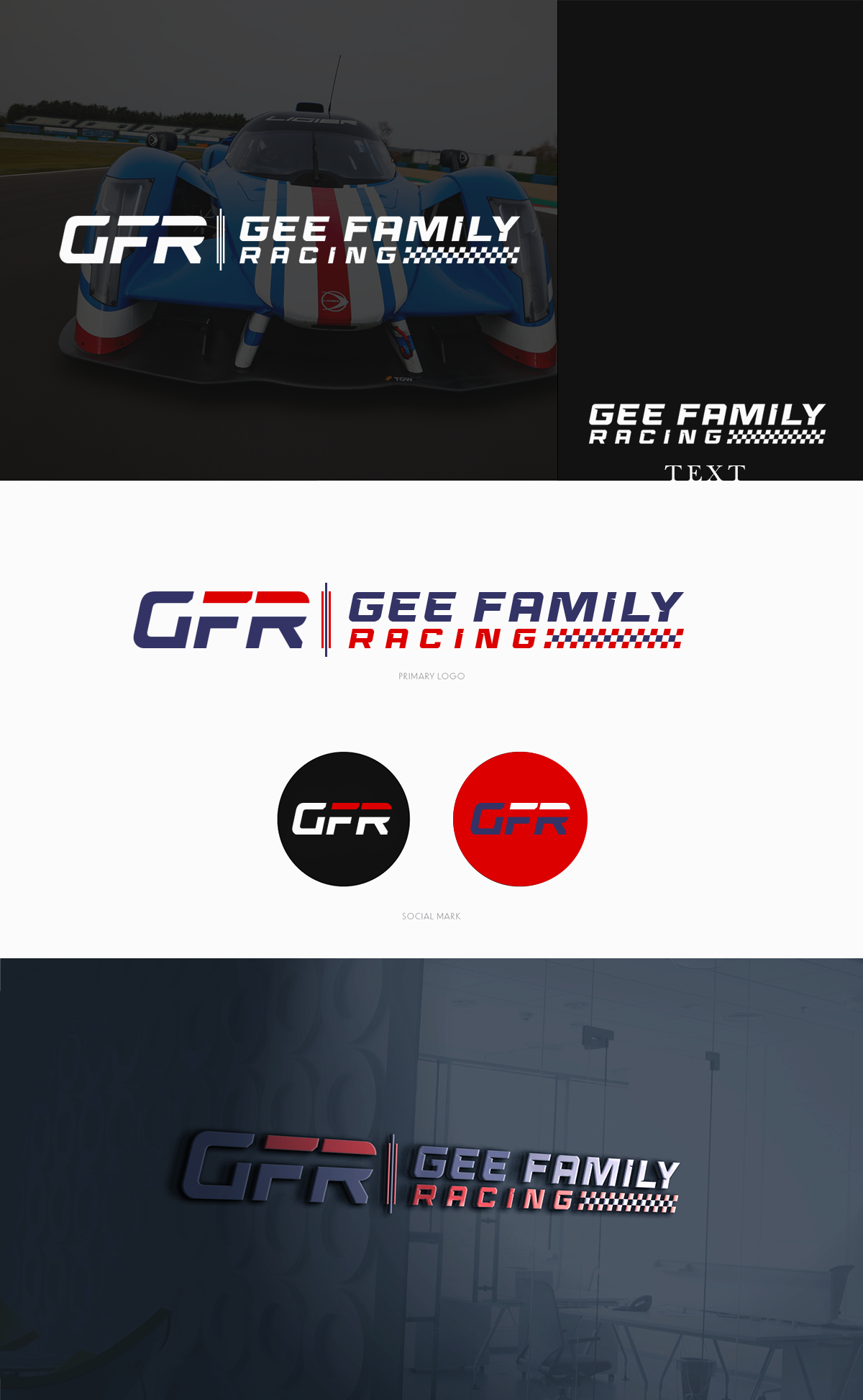 Logo Design for Gee Family Racing or GFR by 'Josna' | Design #31368051